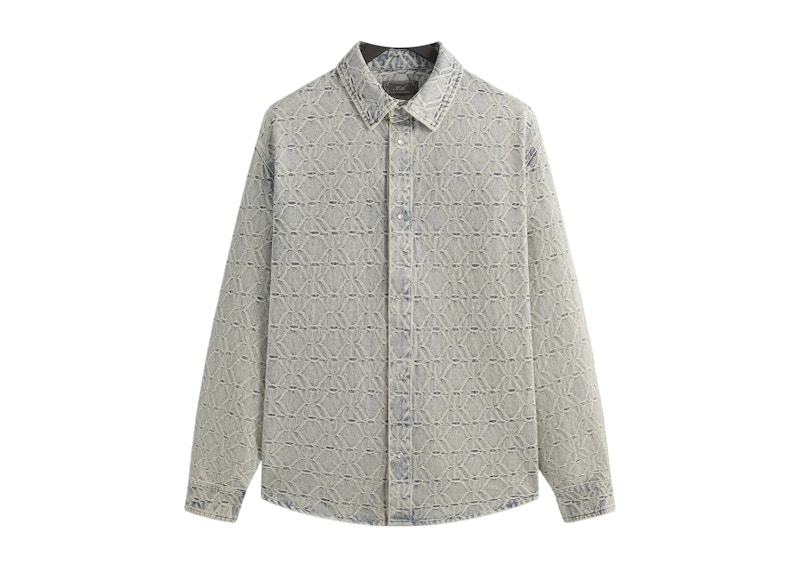 akito　KITH RAW HEM DENIM APOLLO SHIRT Kith Raw Hem Denim Apollo Shirt - Breath | Editorialist
