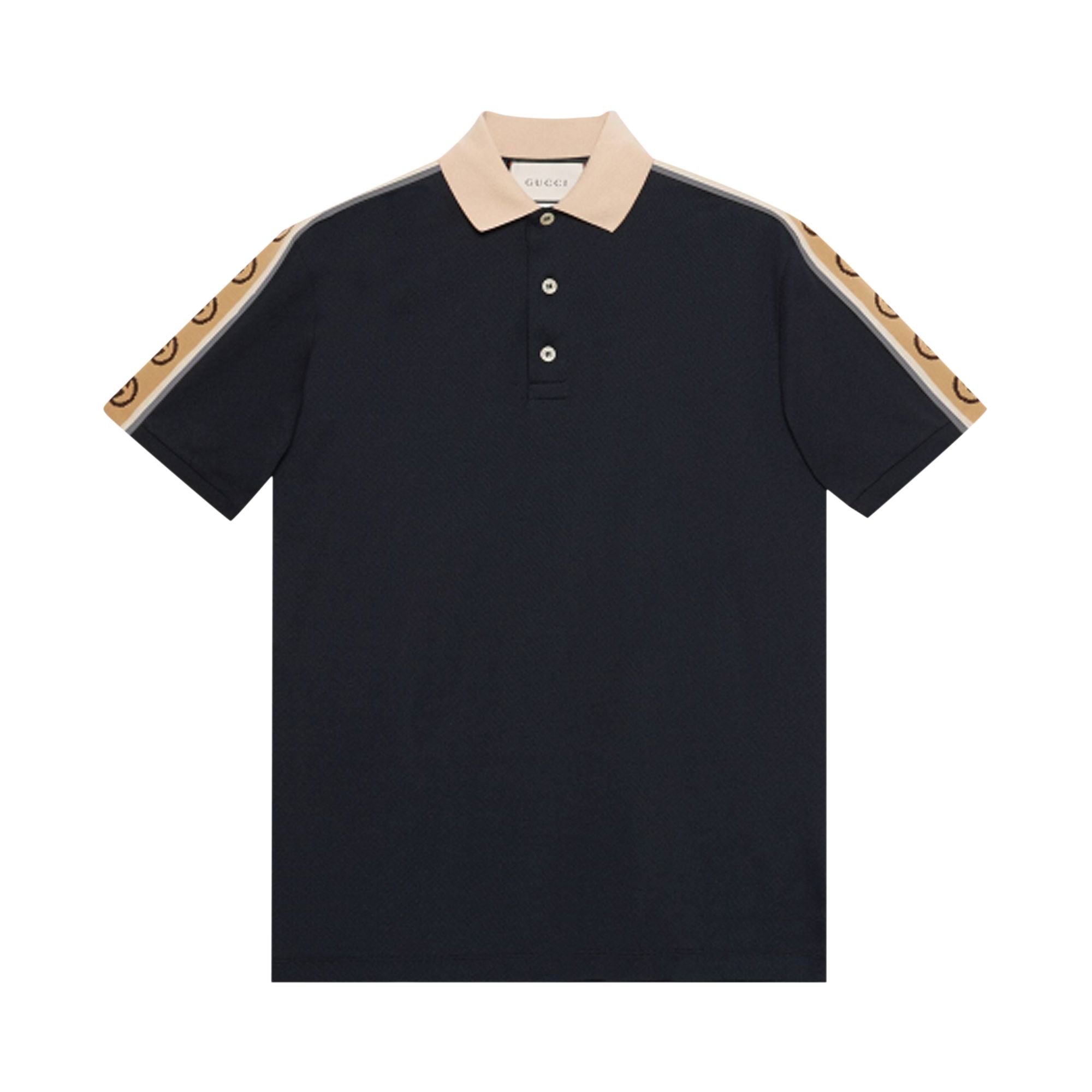 Supreme Striped Cursive Polo - Blue | Editorialist
