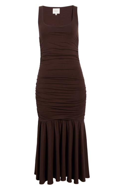 reformation kayla knit dress In Brown - 70% Off #work