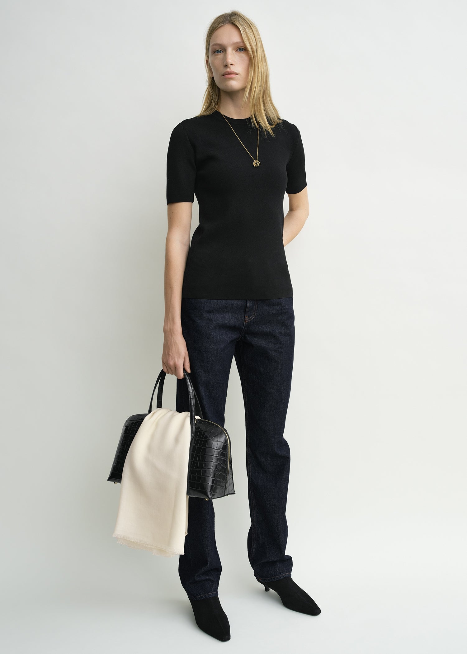 TOTÊME Compact Knit Tee