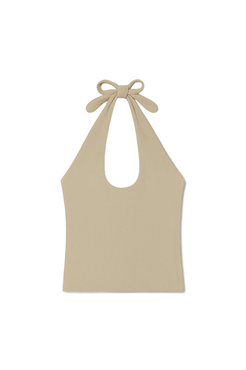 EDIKTED Ariya Keyhole Halter Top