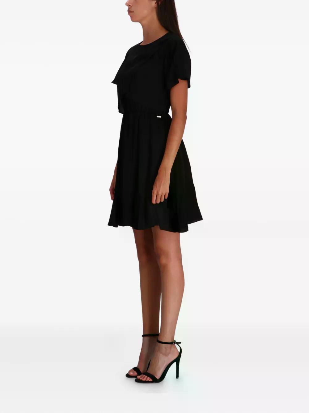 ARMANI EXCHANGE Frill-Detail Layered Dress