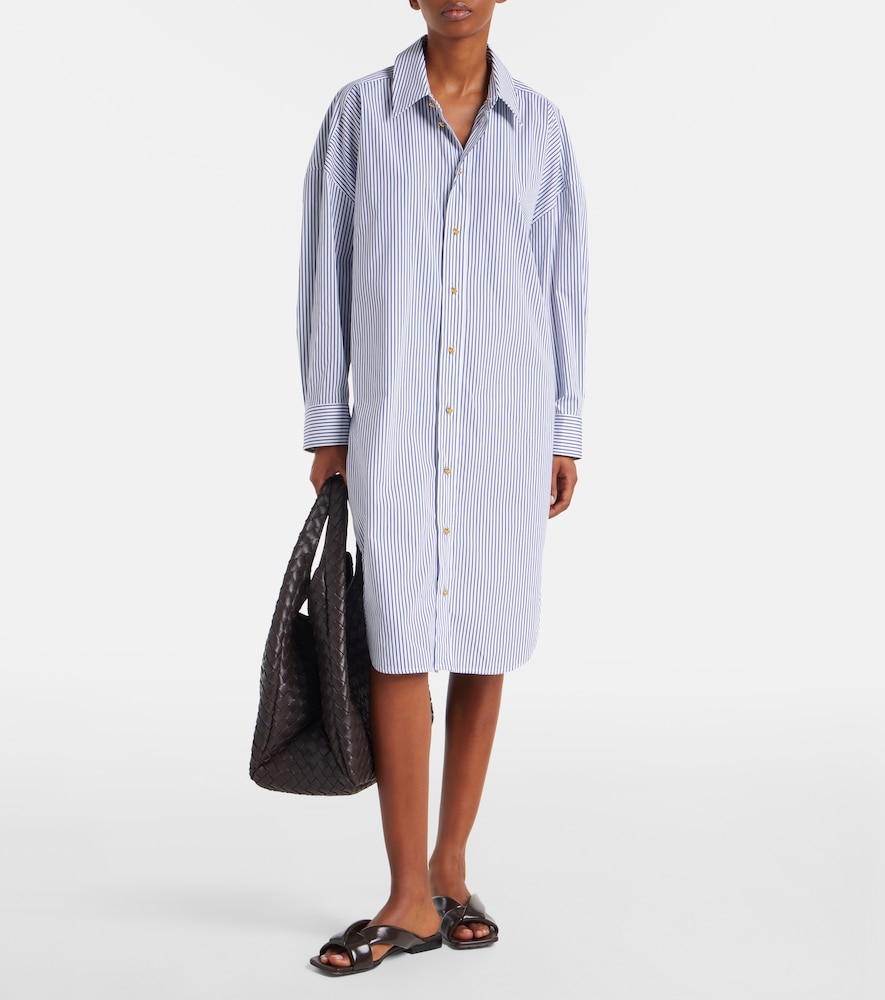 BOTTEGA VENETA Striped Cotton Poplin Shirt