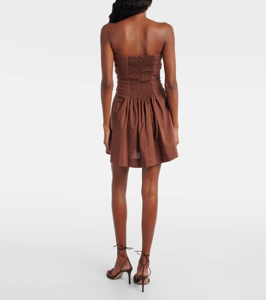 Aje Vera Beaded Flower Mini Dress Au 12 - White | Editorialist
