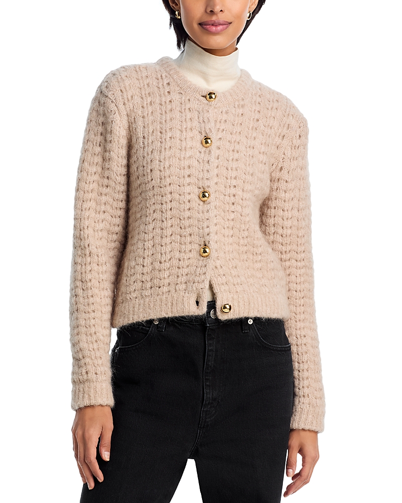 Frame The Plush Cardigan - Mauve | Editorialist