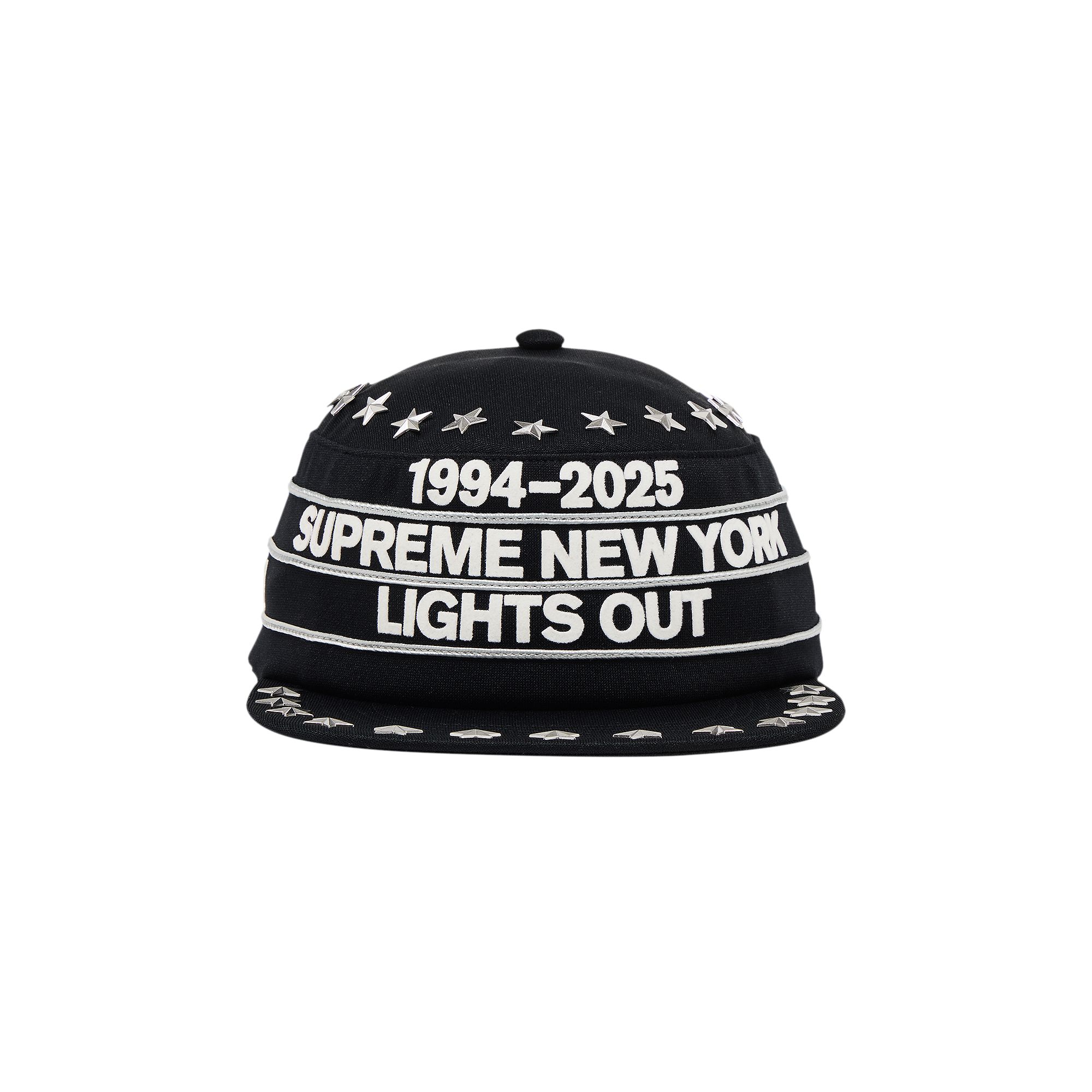 Supreme Stars Studded Pillbox Hat - Black | Editorialist