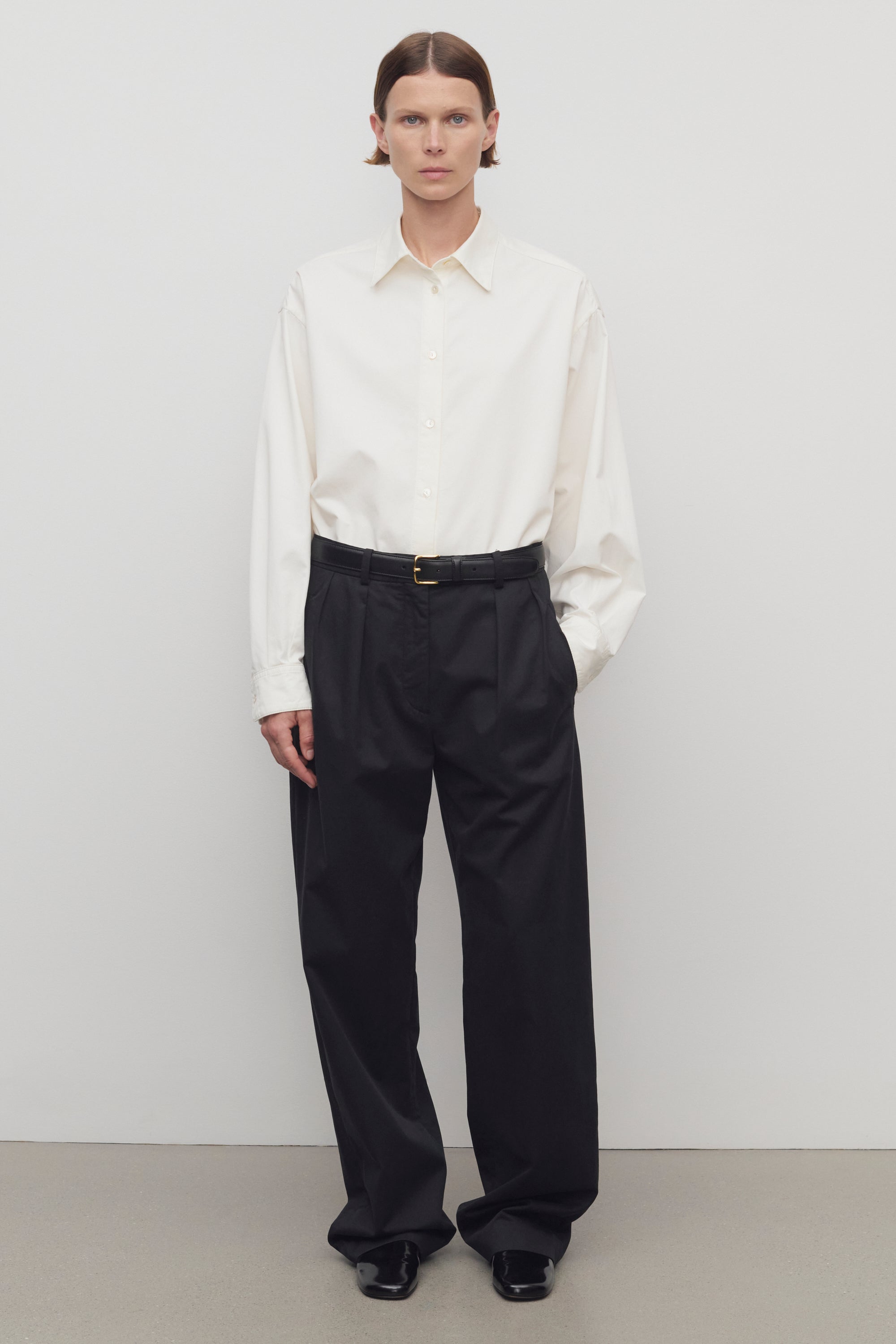 THE ROW Alfidis Pant in Cotton and Cashmere