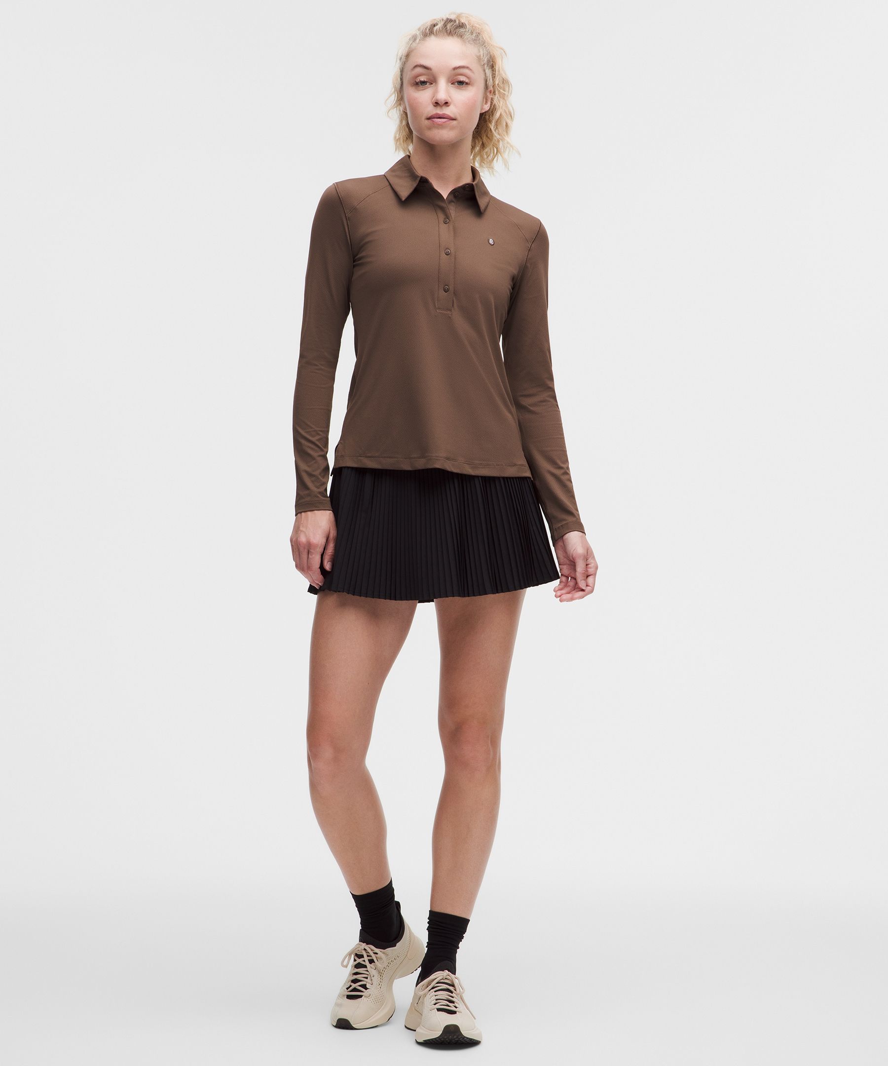 LULULEMON Quick-Dry Long-Sleeve Polo