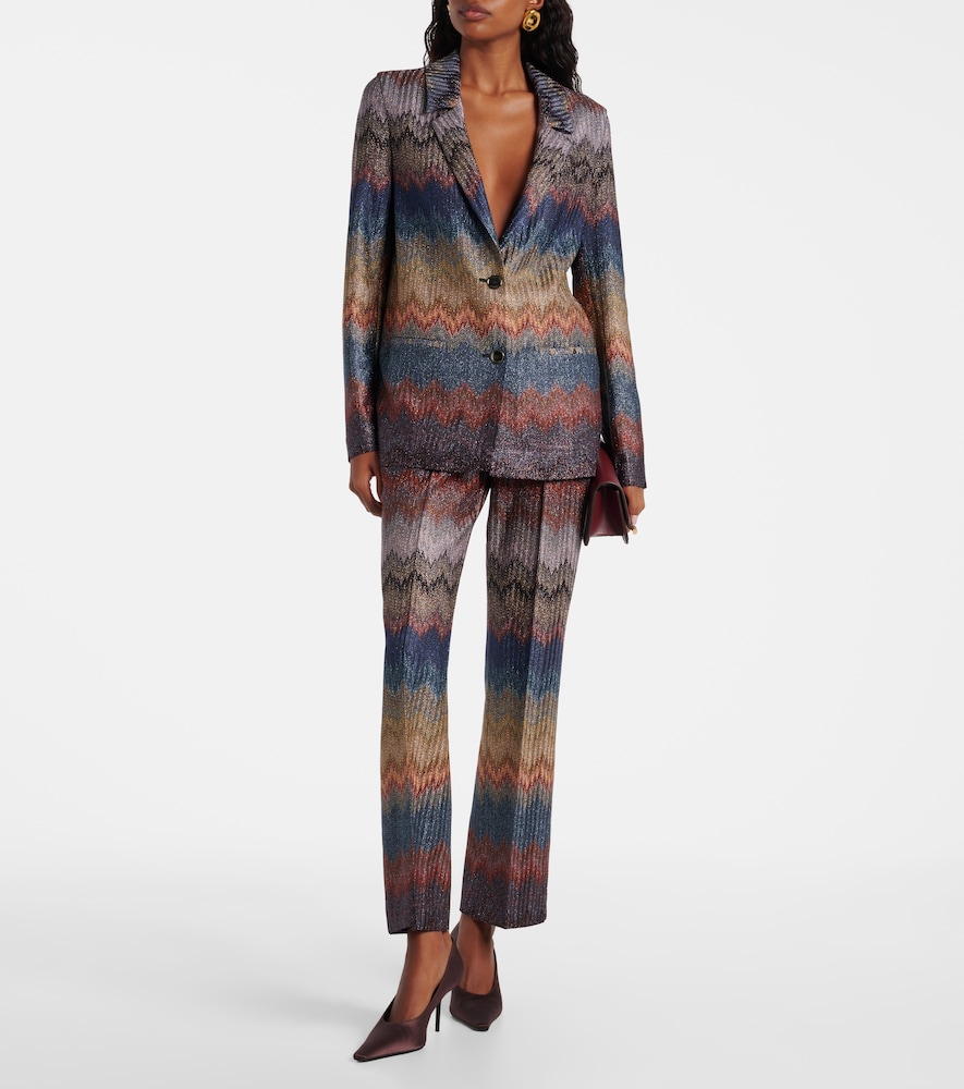 MISSONI Missoni Zigzag Lamé Blazer