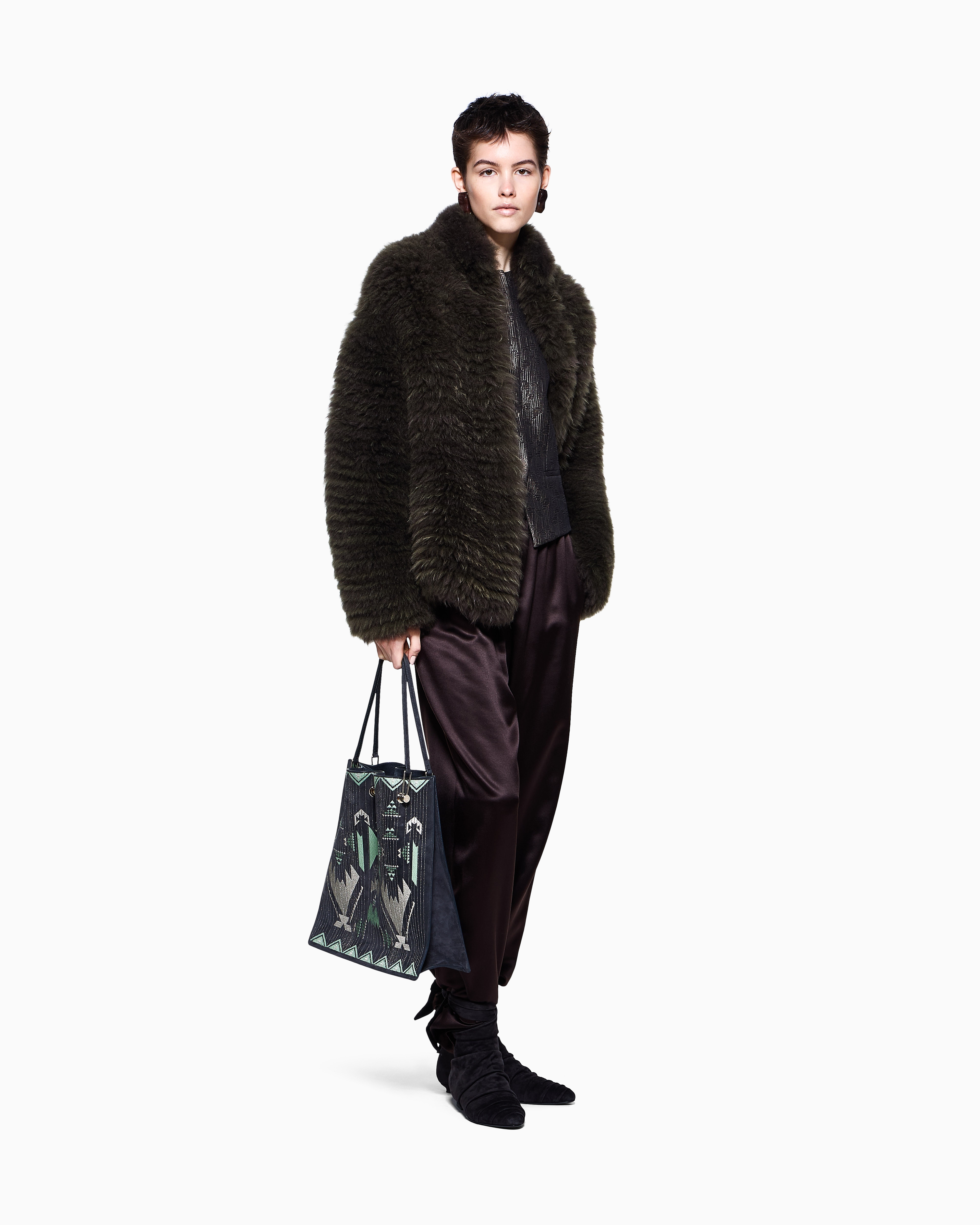 GIORGIO ARMANI Oversized Cashmere Blouson