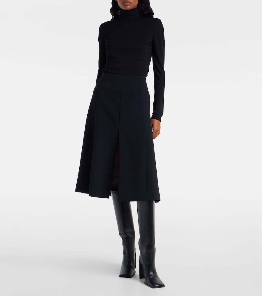 ALAÏA Alaïa Open-Back Jersey Bodysuit