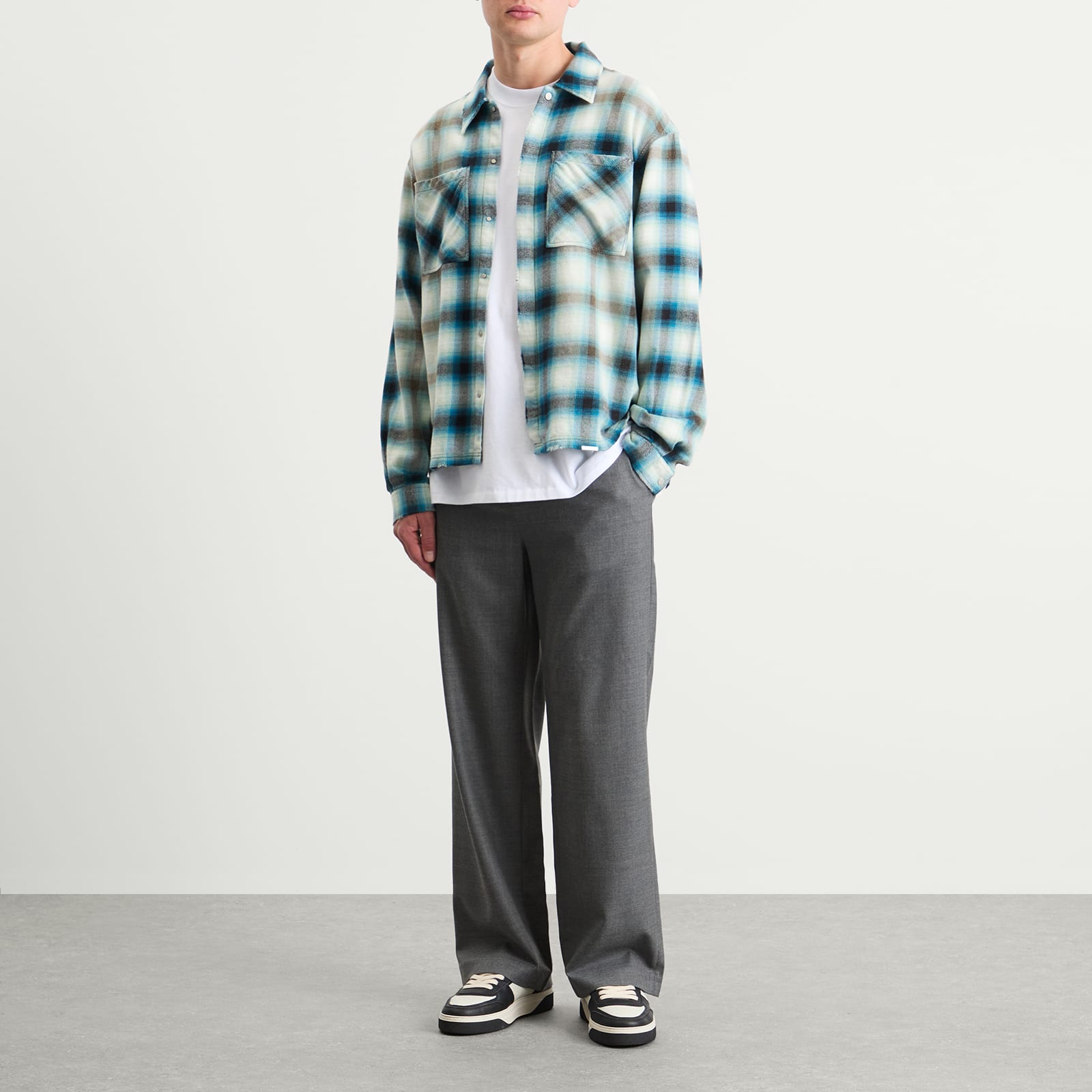 REPRESENT sun bleached flannel shirt