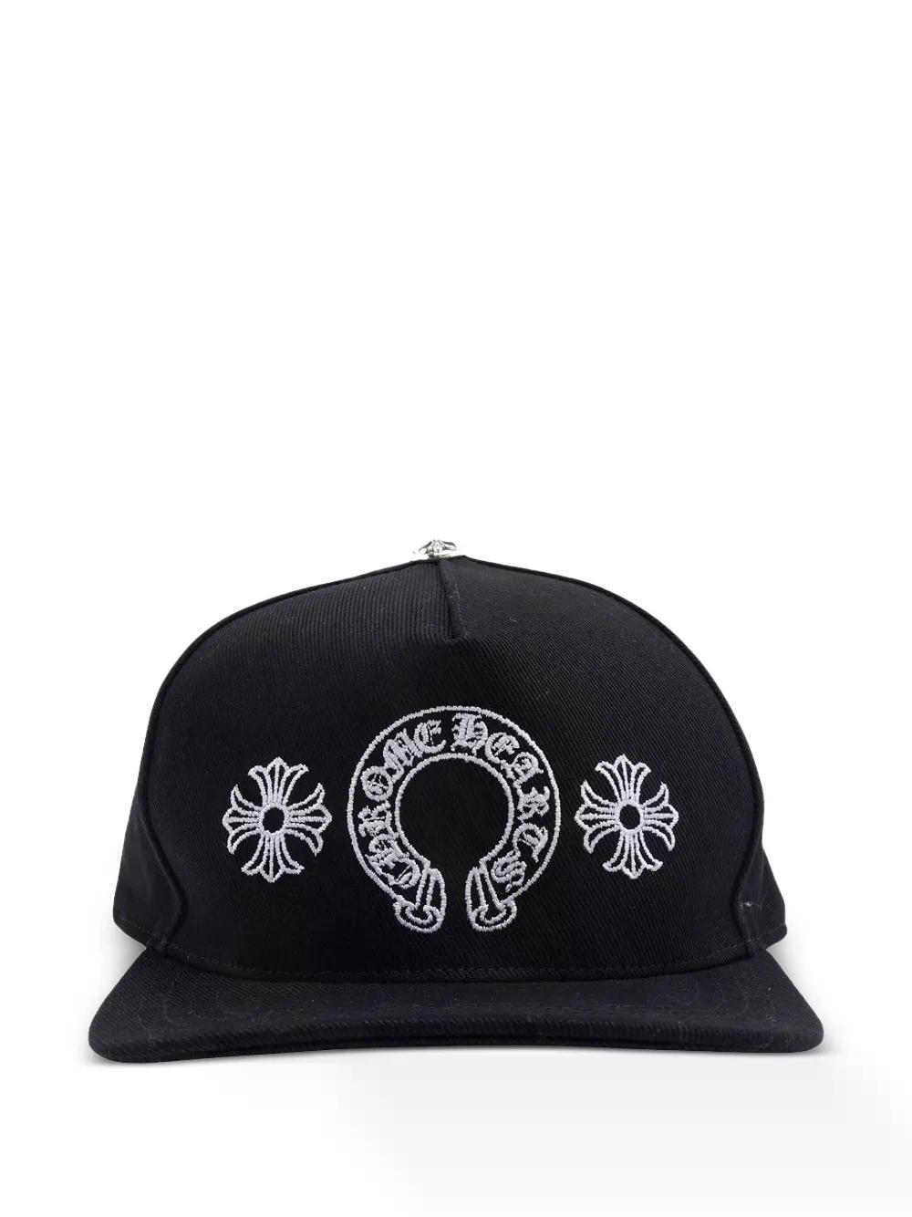 Chrome Hearts Hollywood Trucker Hat - Black/White | Editorialist Chrome Hearts Hollywood Trucker Hat - Black/White | Editorialist