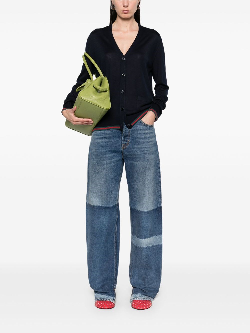 GUCCI Boyfriend Cotton Denim Jeans
