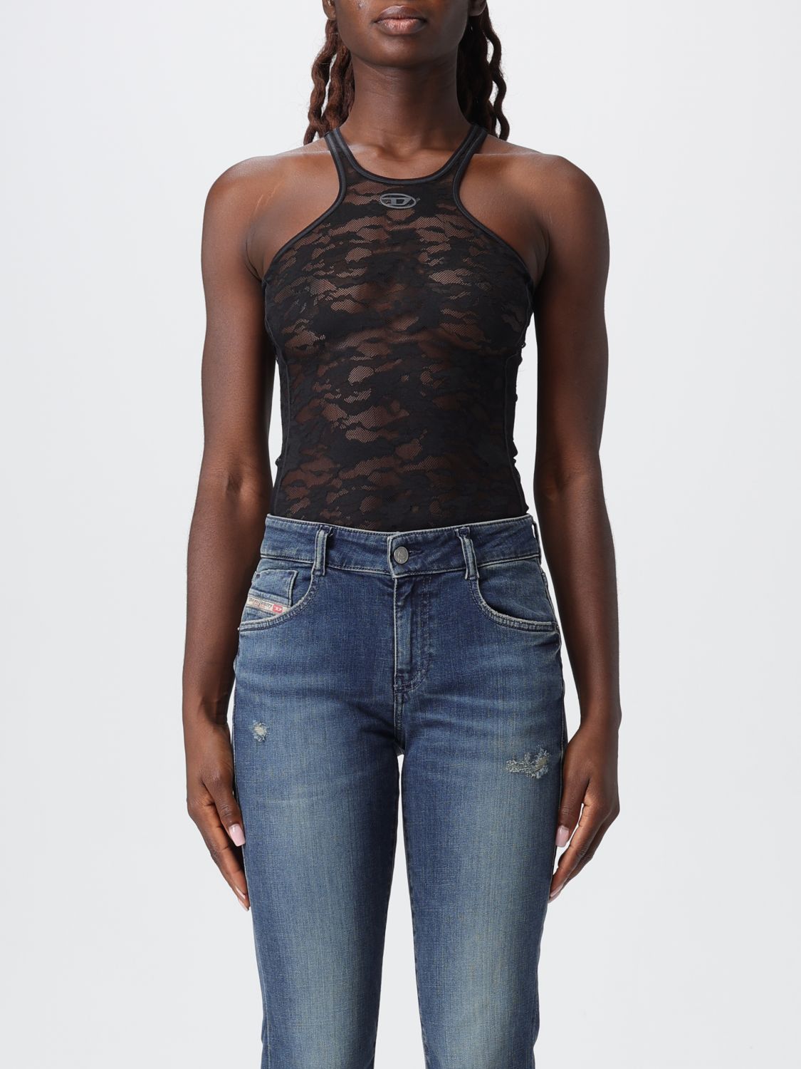 Diesel® Lace Tank In Grey - 33% Off | Editorialist
