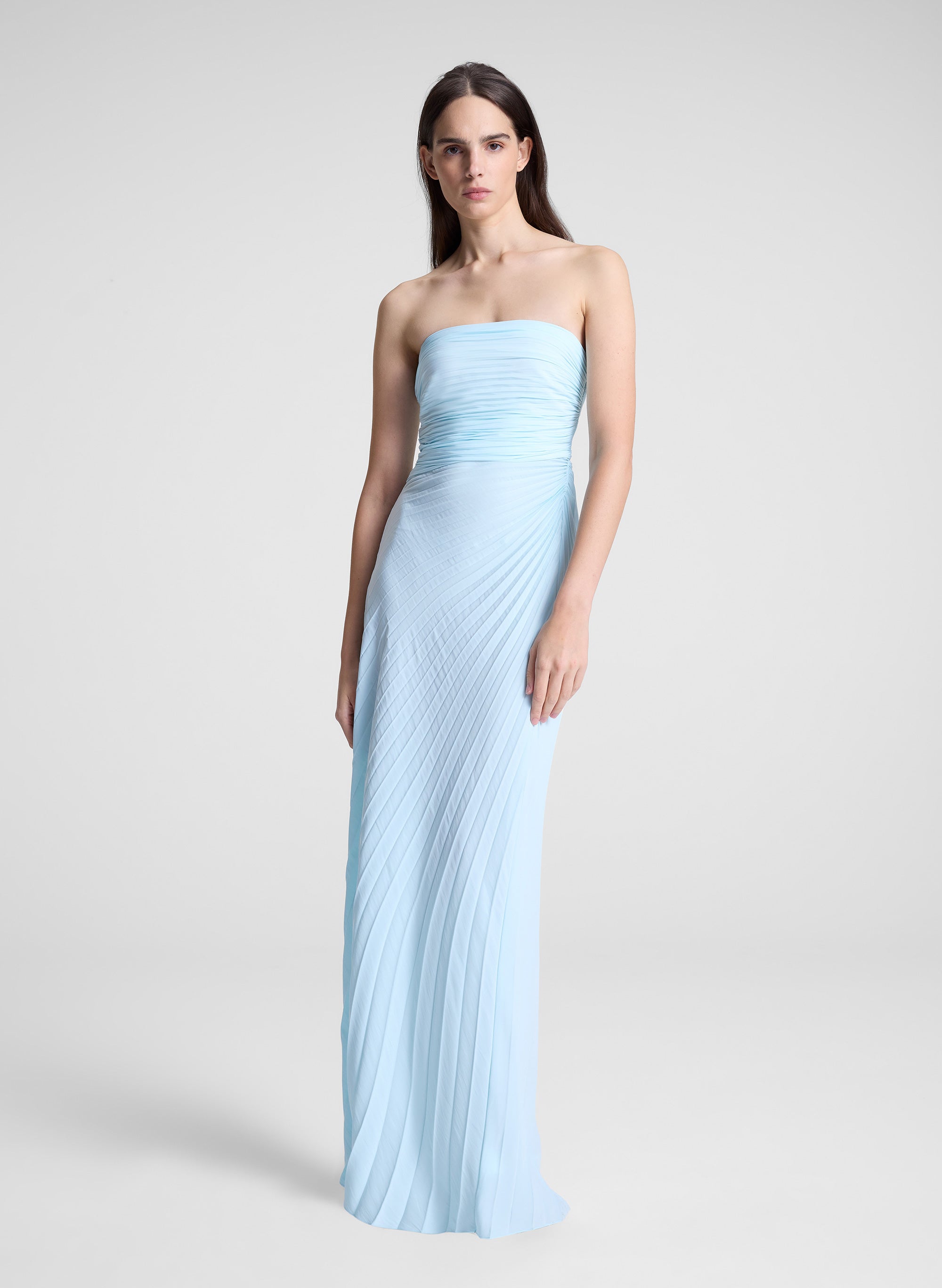 alc blue pleated dress 2023 Blue Dress Belt Outfits Halloween Carnival Suit Cosplay Costume