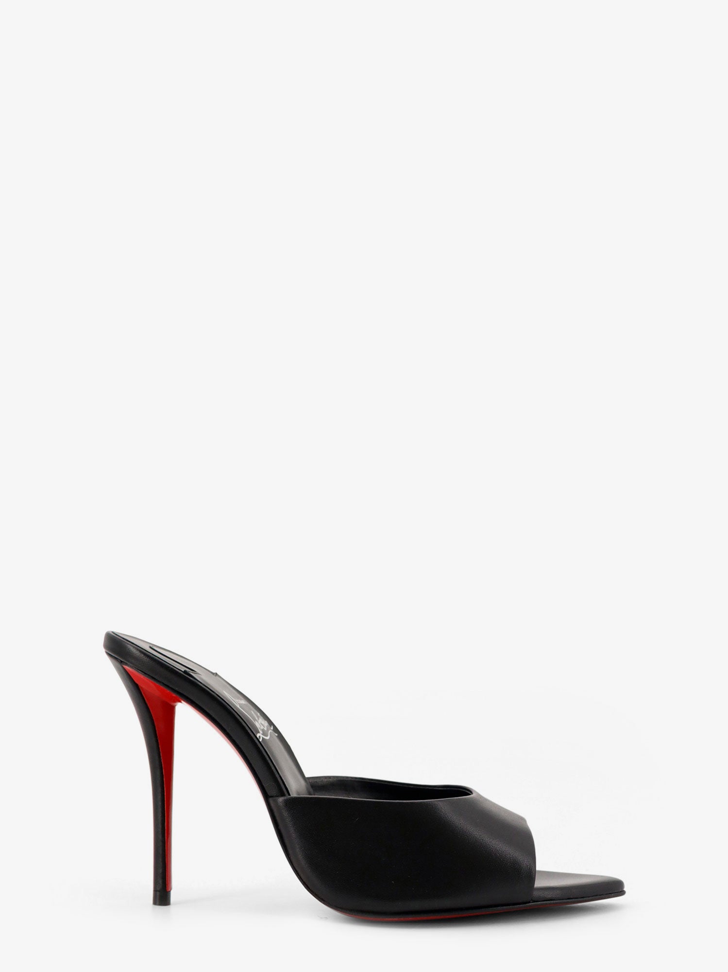 Christian Louboutin Miss Z Mule Sandals Black Editorialist