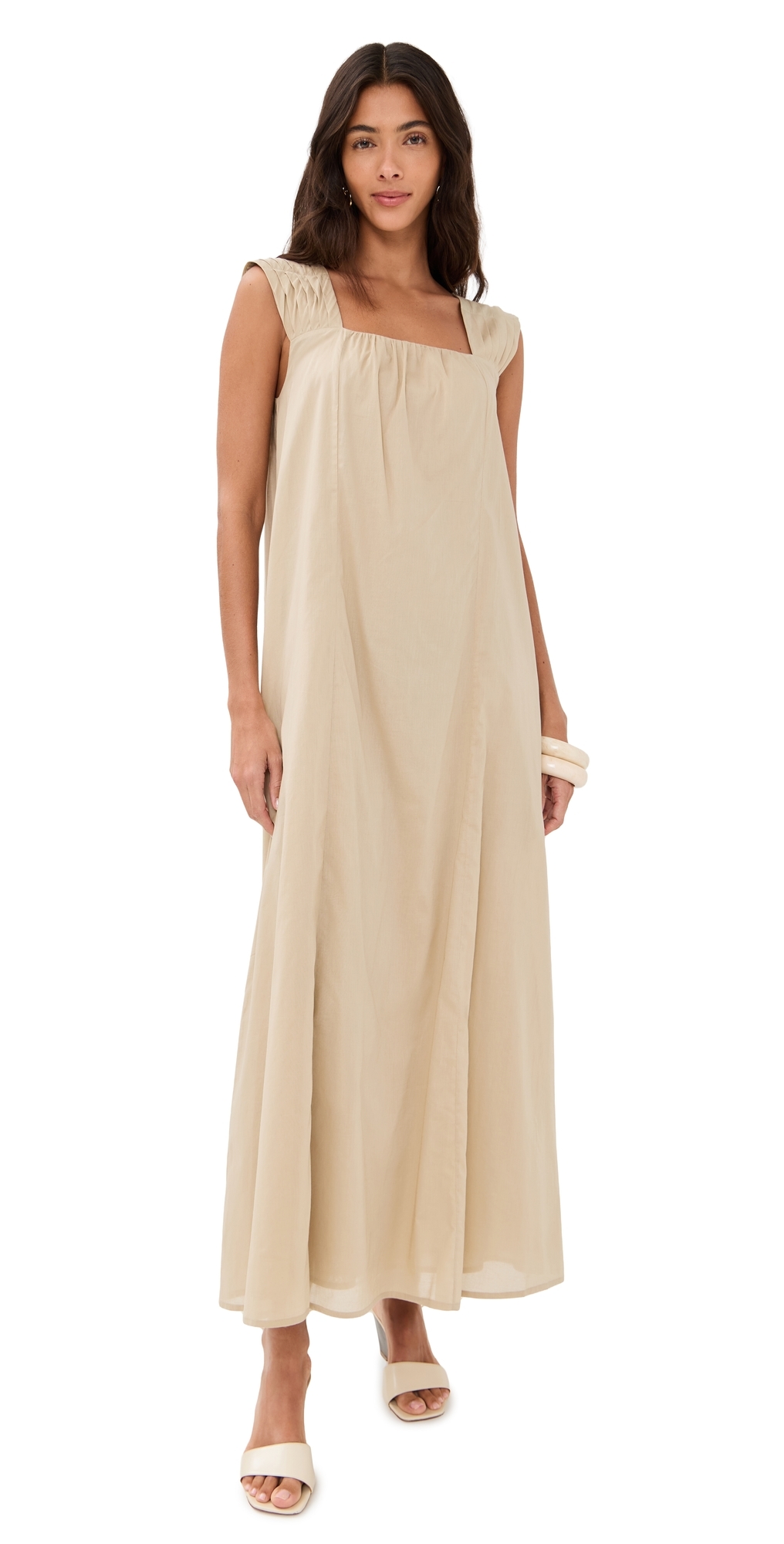 Merlette Rossetti Maxi Dress - Sable | Editorialist