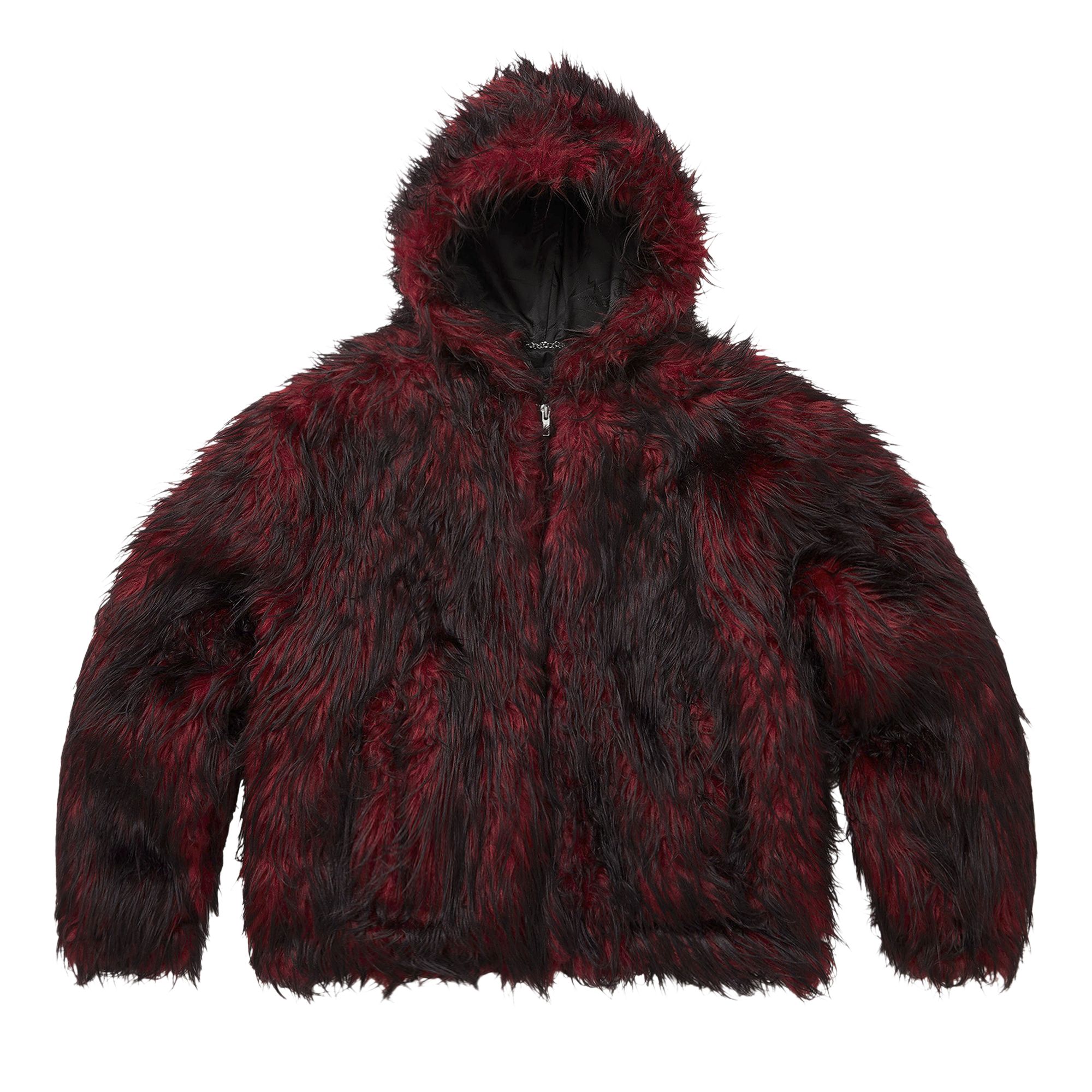 Supreme X Y'S Faux Fur Windstopper Hooded Bomber Jacket - Red