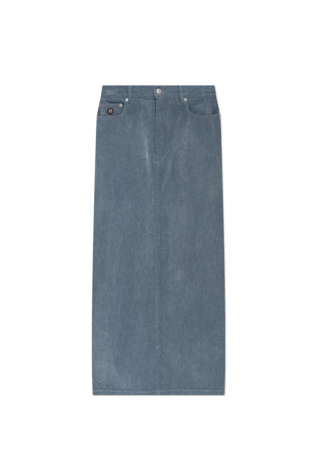 LOEWE cotton denim short parka