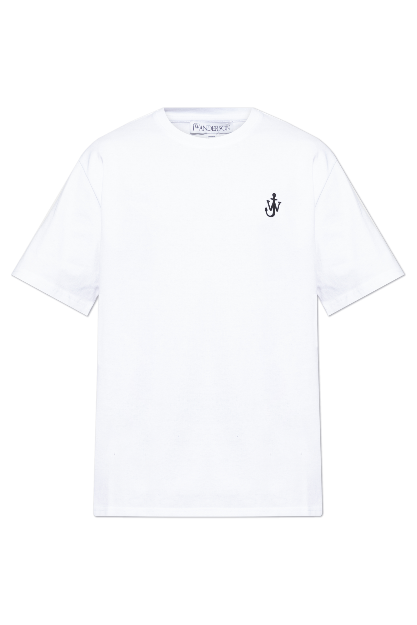Jw Anderson Logo T-Shirt In White - 44% Off | Editorialist