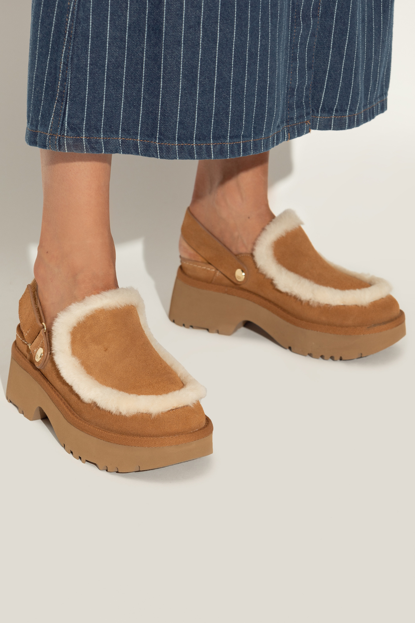Ugg Esmee Clogs - Brown - 12% Off | Editorialist