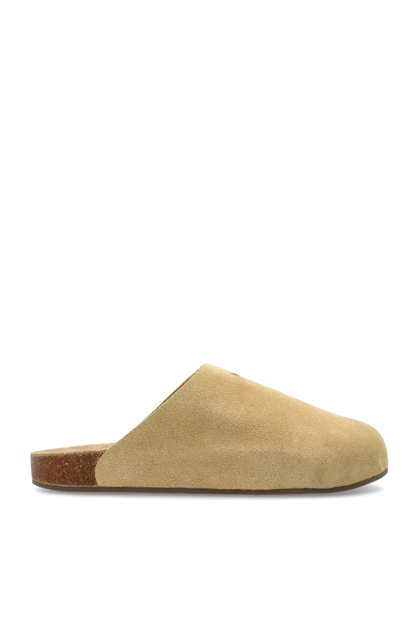 Adidas Originals By Alexander Wang Adimule Suede Slides In Beige