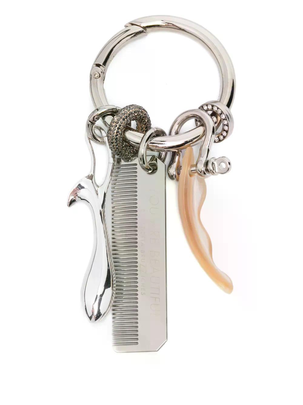 Takashi Murakami X Casetify Kaikai And Kiki Pearl Phone Charm In