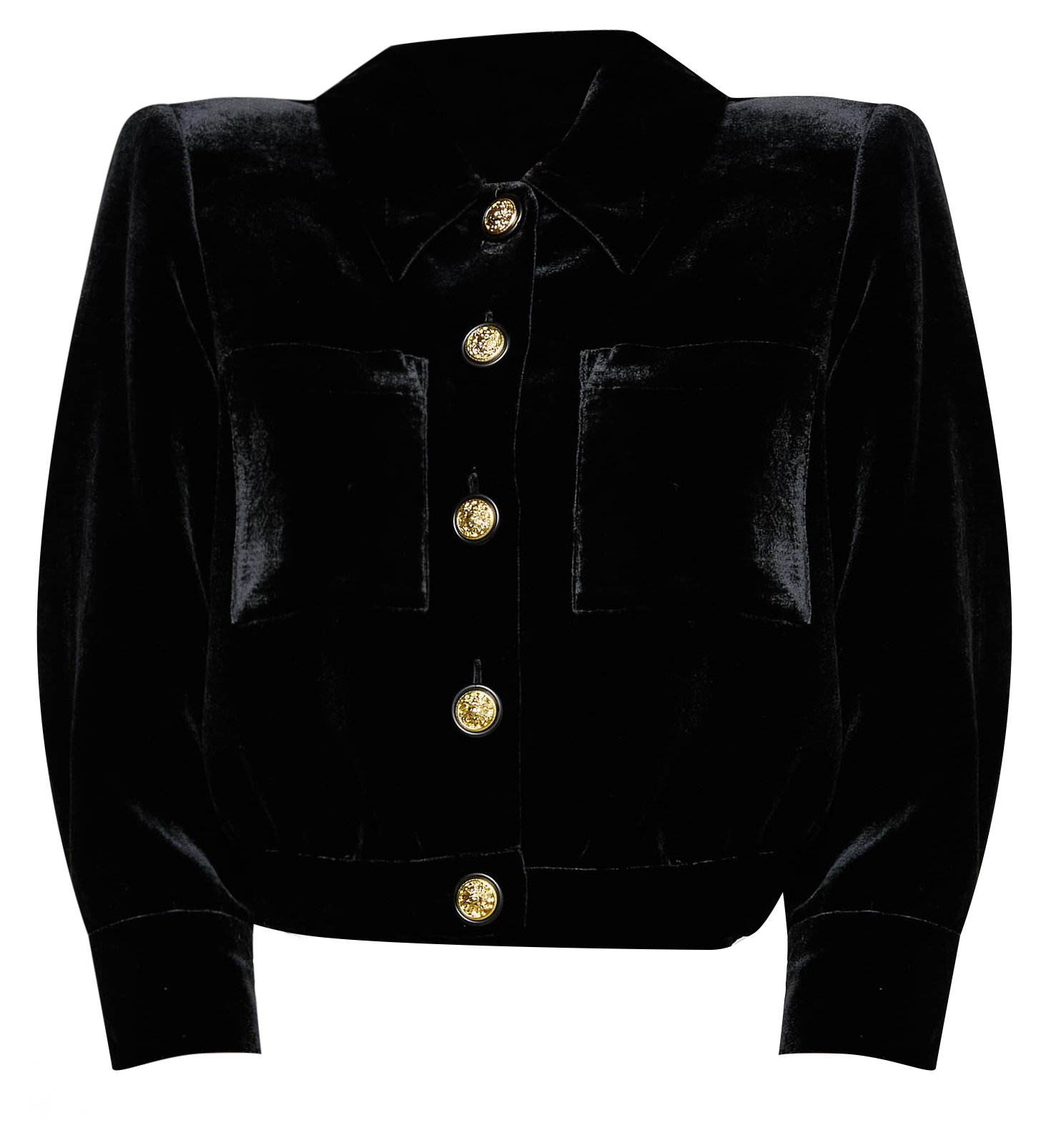 L'Agence Jia Velvet Jacket In Black - 30% Off | Editorialist