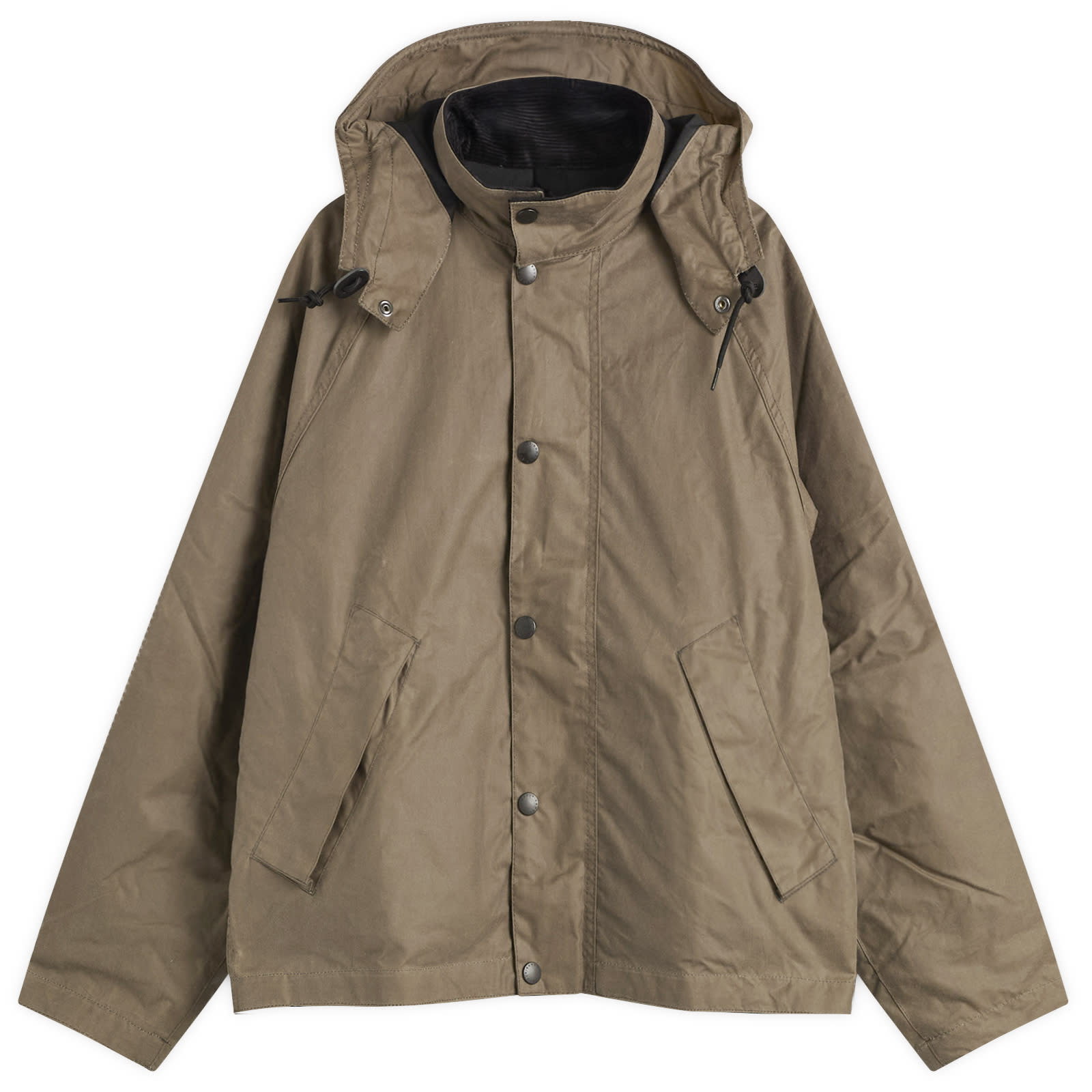 Barbour X Margaret Howell Transport Wax Jacket - Kelp | Editorialist