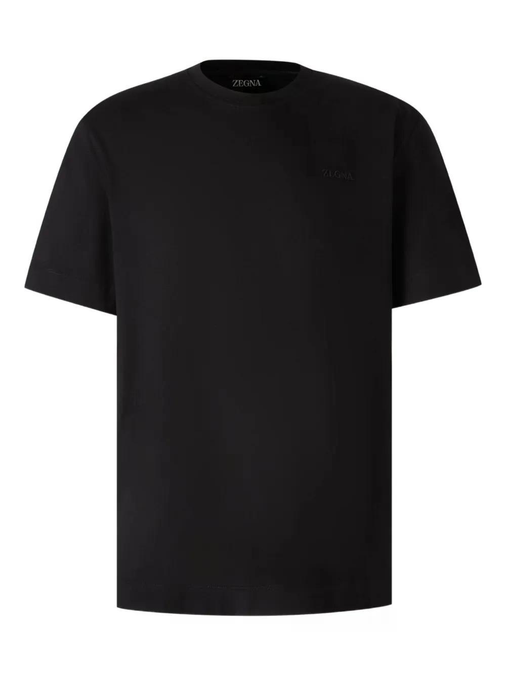 Zegna Cotton T-Shirt - Black | Editorialist