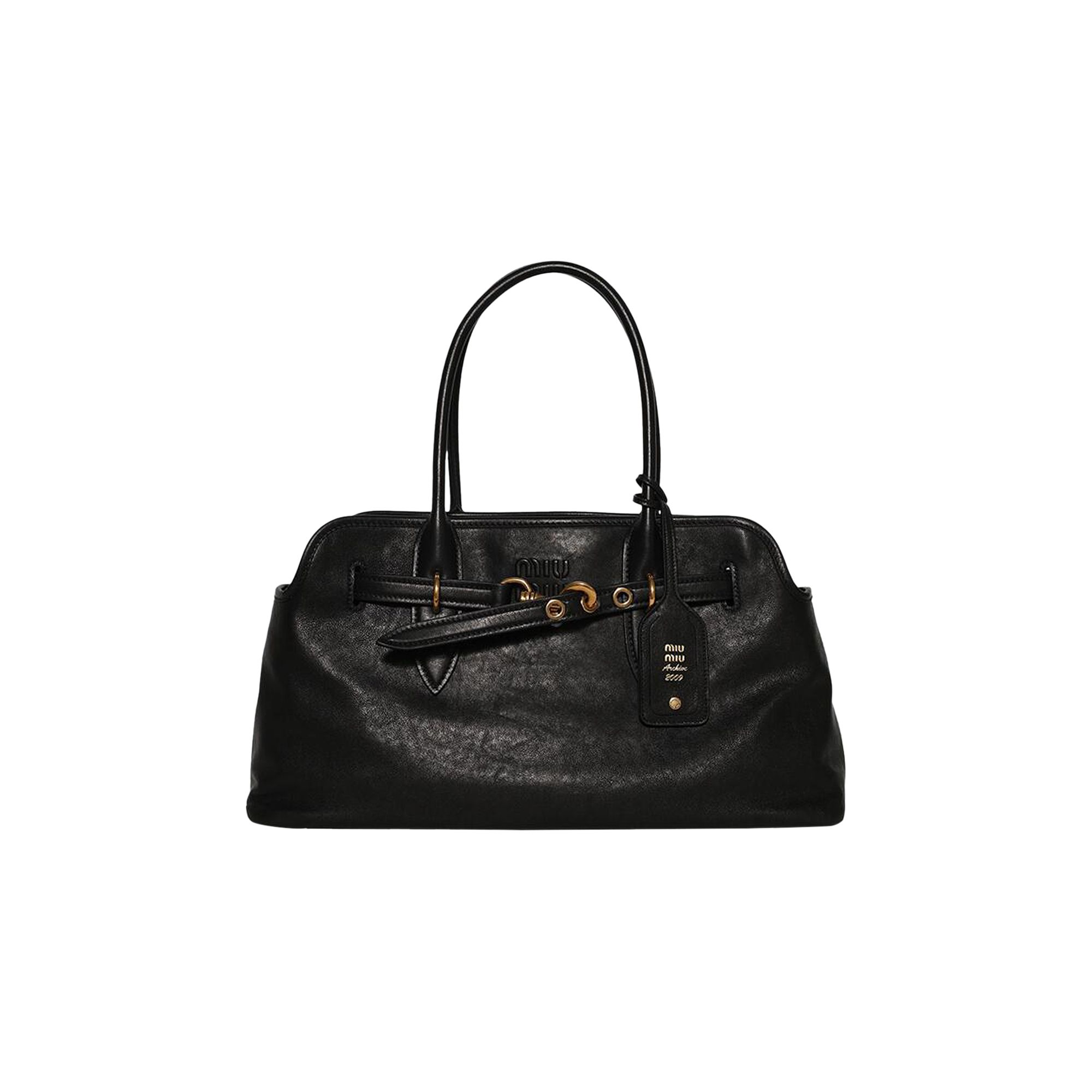 【miu】3点まとめ商品 Miu Miu Aventure Nappa Leather Bag - Oak | Editorialist