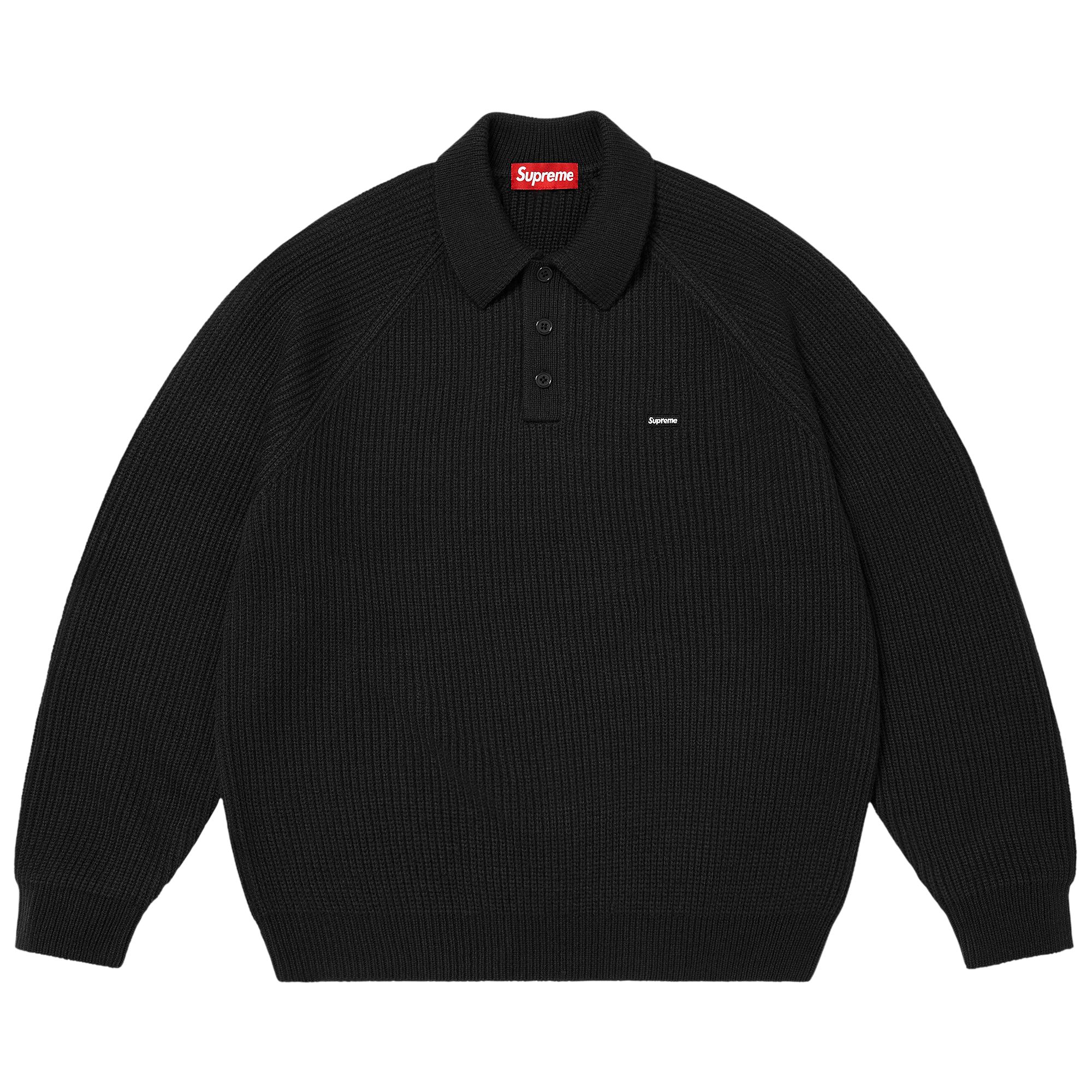 Supreme Small Box Polo Sweater - Blue | Editorialist
