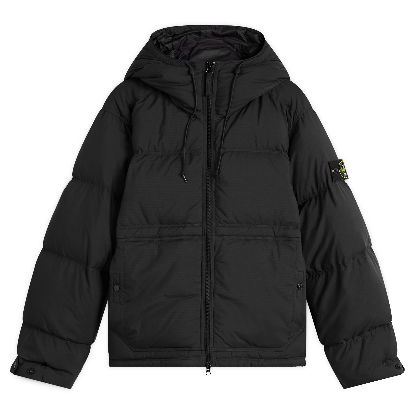Stone Island Matt Ripstop Cordura Down Parka - Black | Editorialist