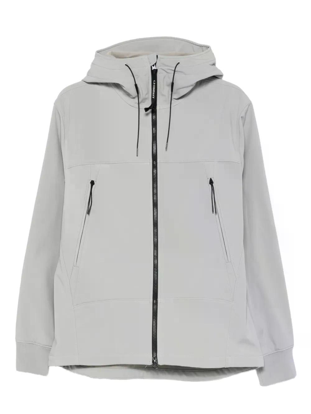 C.P. Company Hooded Zip-Front Jacket - Grey | Editorialist