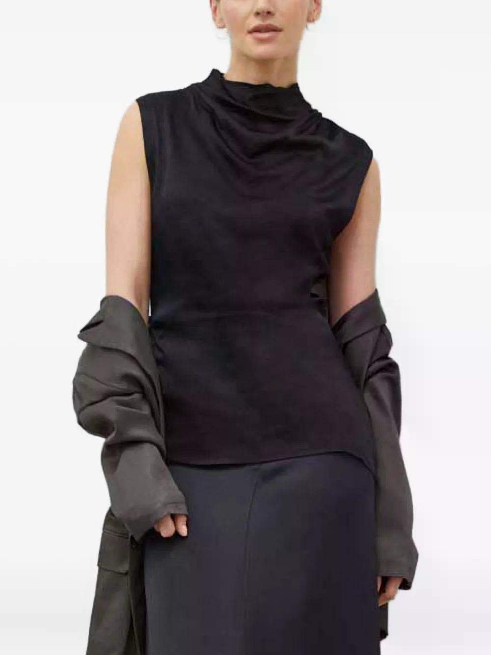 DAY BIRGER ET MIKKELSEN Cowl-Neck Sleeveless Top
