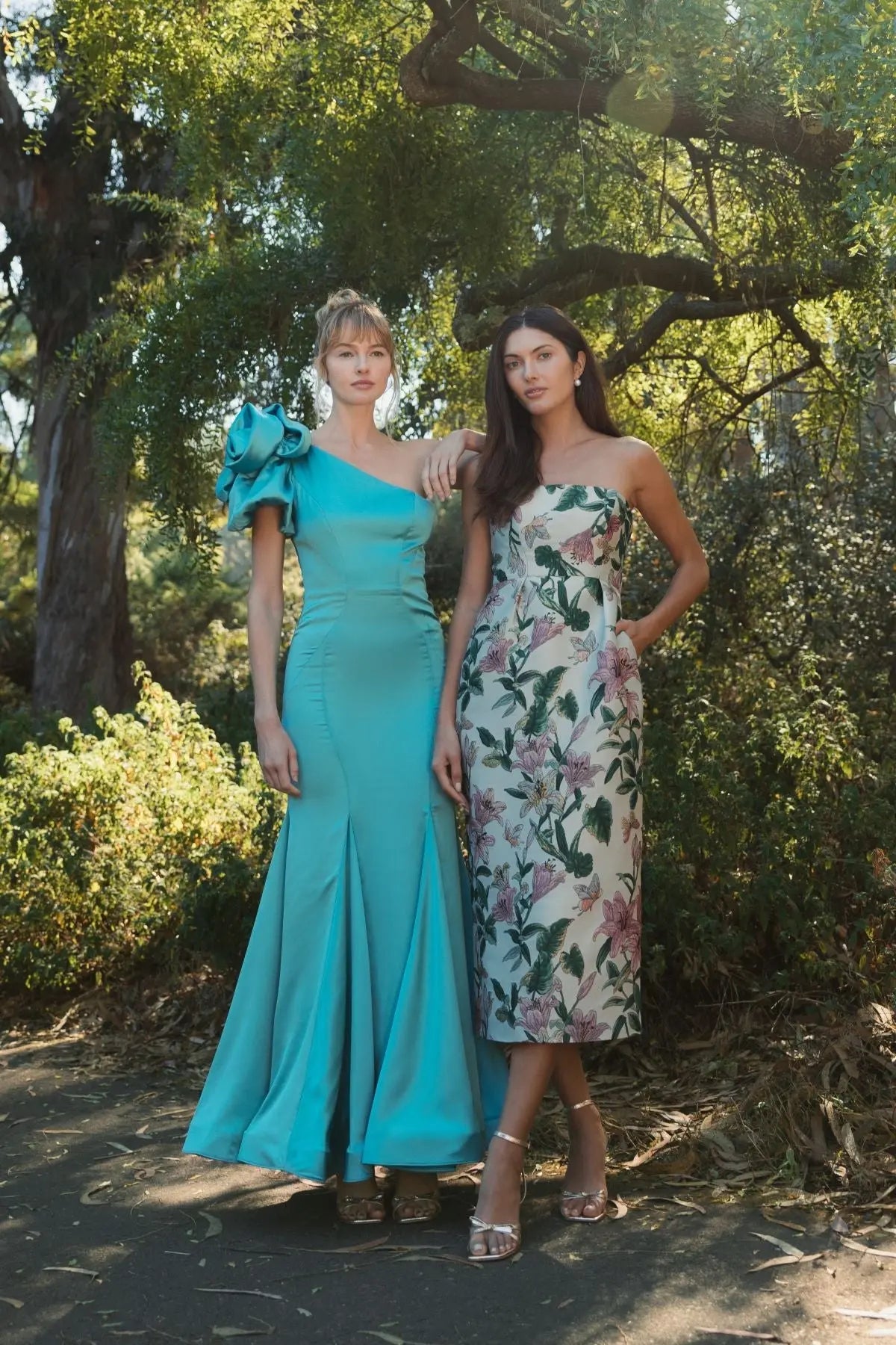 MAC DUGGAL Mac Duggal One-Shoulder Bustier Mermaid Gown