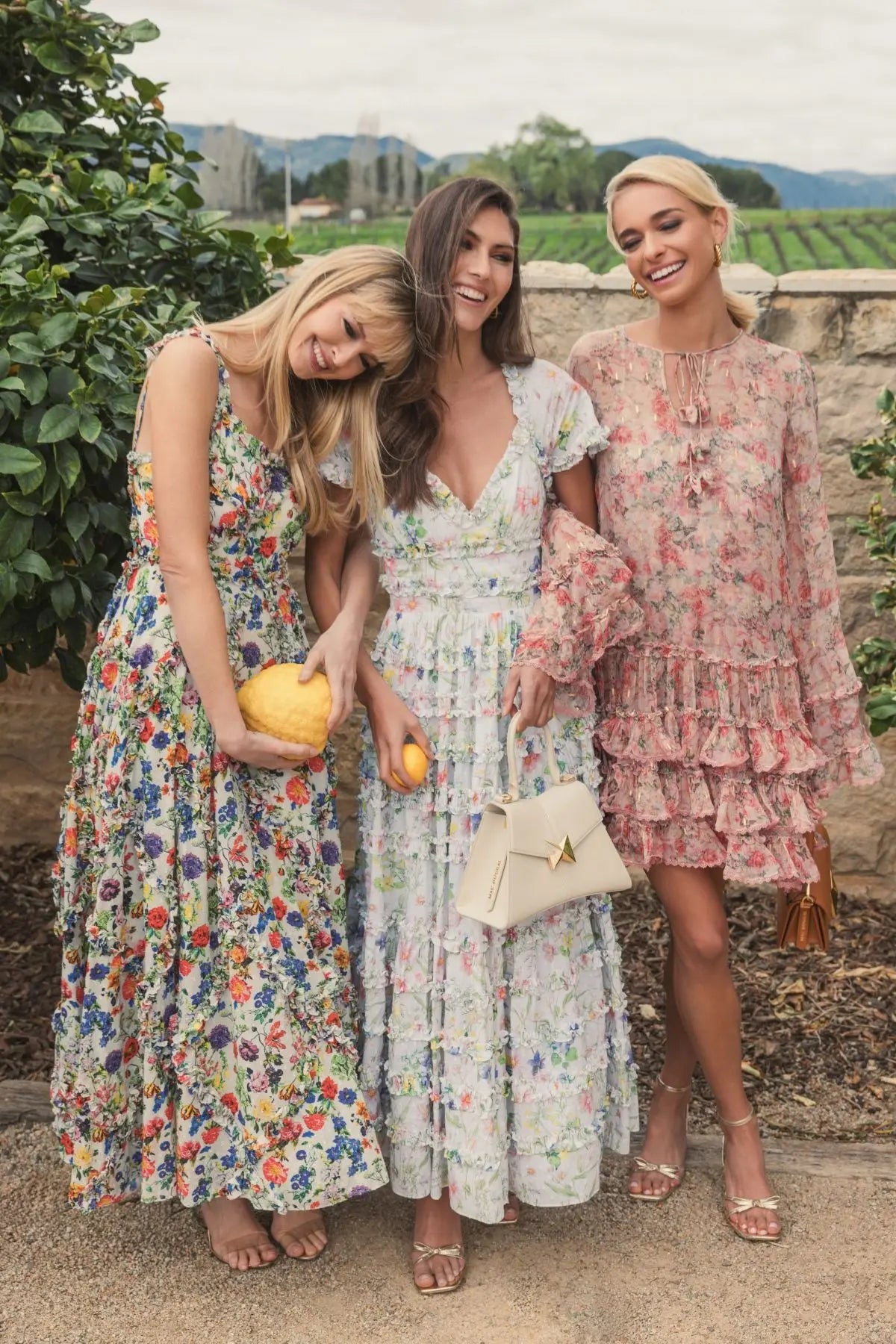 MAC DUGGAL Floral A-Line Dress