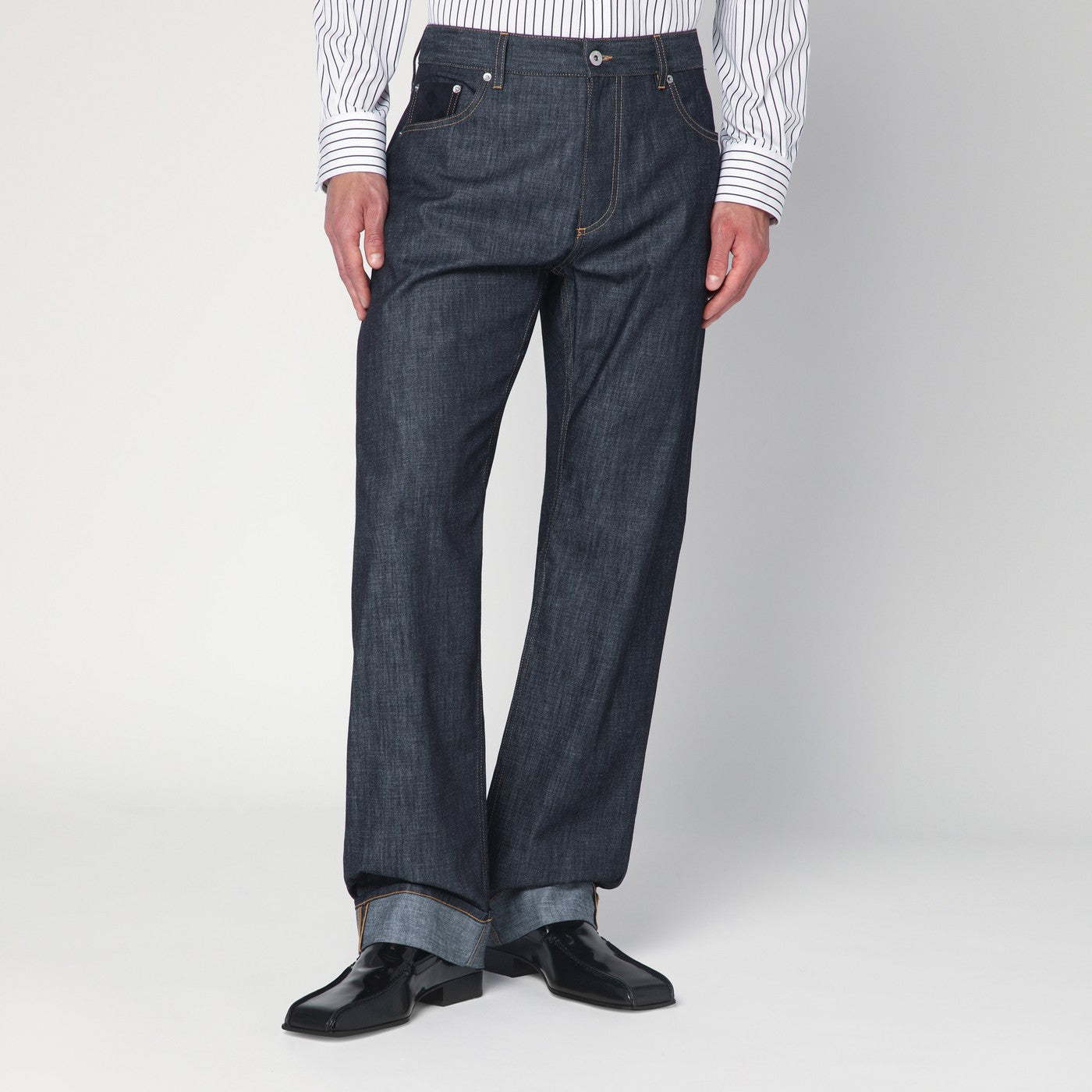 Amiri Mx1 Bandana Jeans In Clay Indigo In Blue - 41% Off