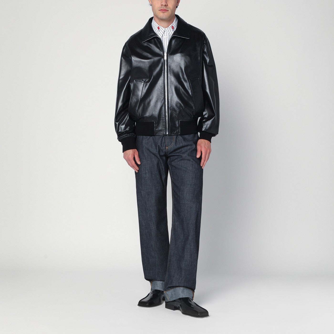 BOTTEGA VENETA Indigo Denim Jeans with Cuffs