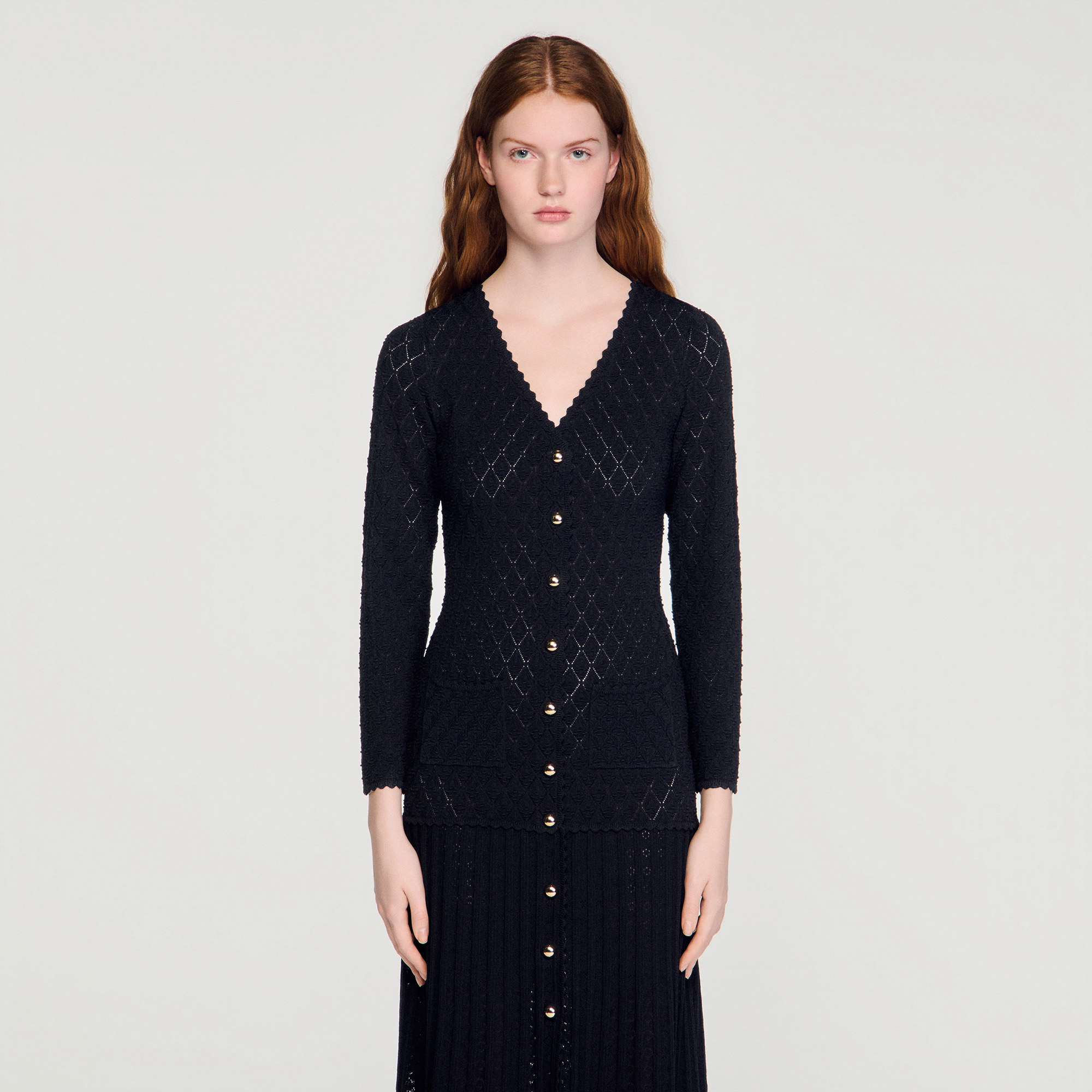 Reformation Colin Knit Midi Dress In Green Houndstooth - 50% Off |  Editorialist