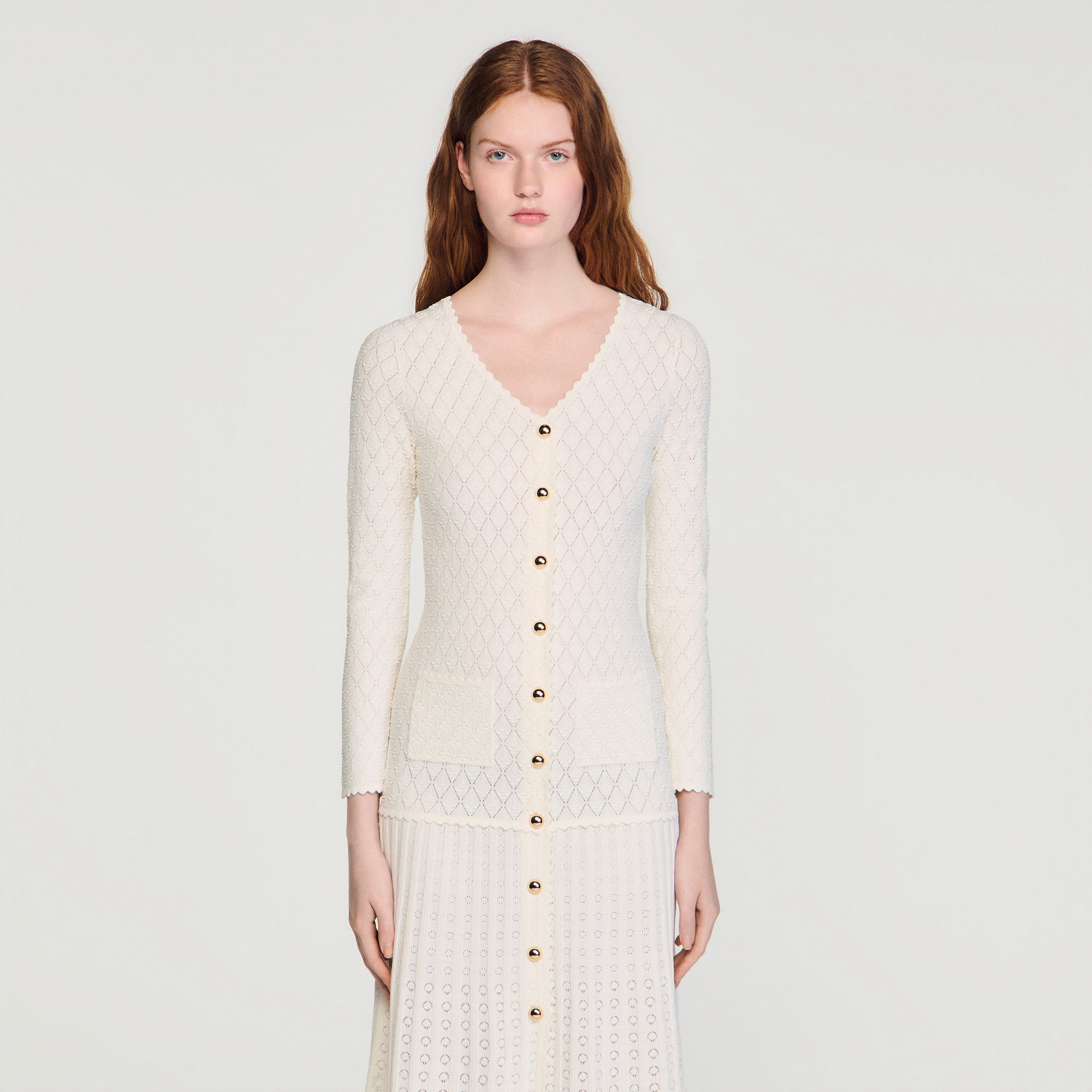 Reformation Colin Knit Midi Dress In Green Houndstooth - 50% Off |  Editorialist