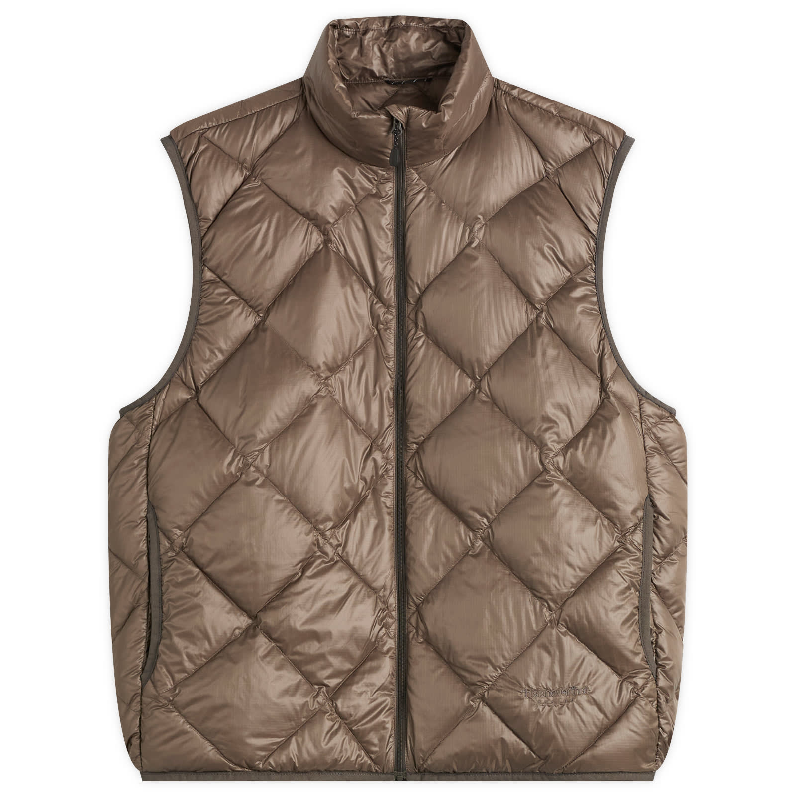 Thisisneverthat Pertex® Light Down Vest - Brown | Editorialist