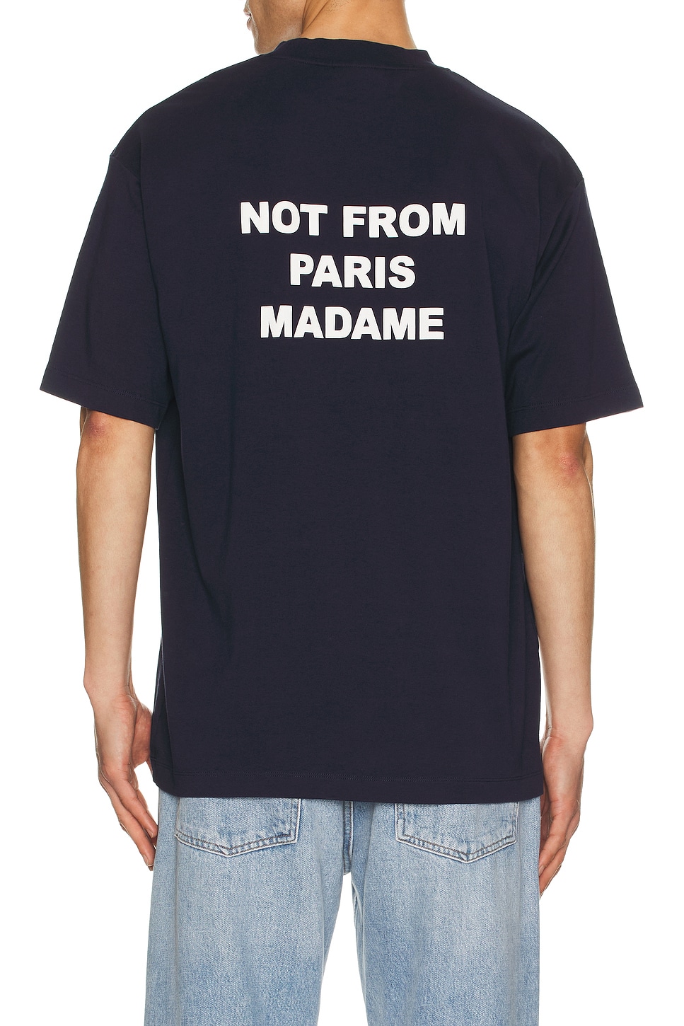 Drole De Monsieur DrÔLe De Le T-Shirt Slogan - Navy | Editorialist