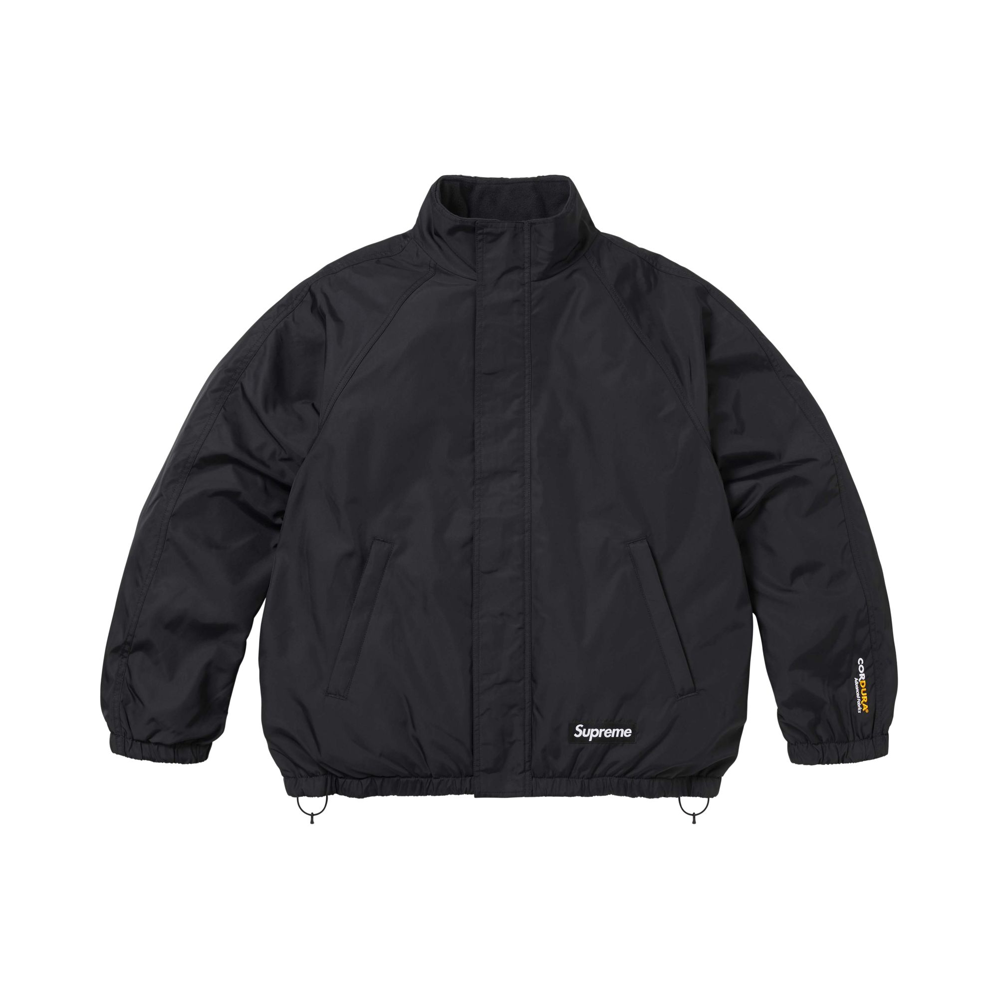 Supreme Polartec Reversible Track Jacket - Black | Editorialist
