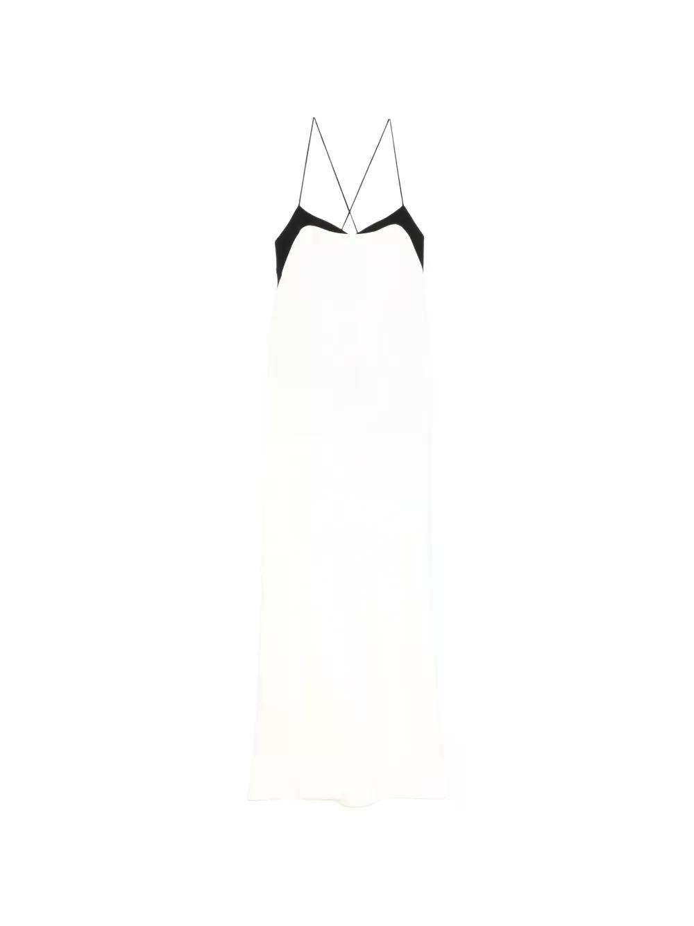 GABRIELA HEARST Gabriela Hearst Midi Dress with Crochet Trim