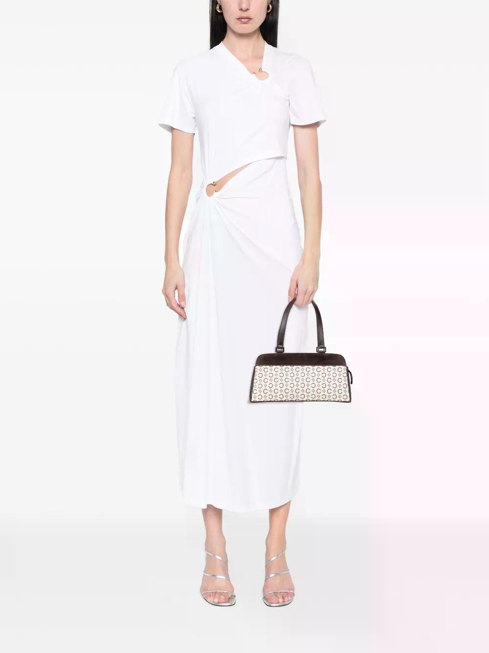 CELINE 2001 Macadam Canvas Handbag