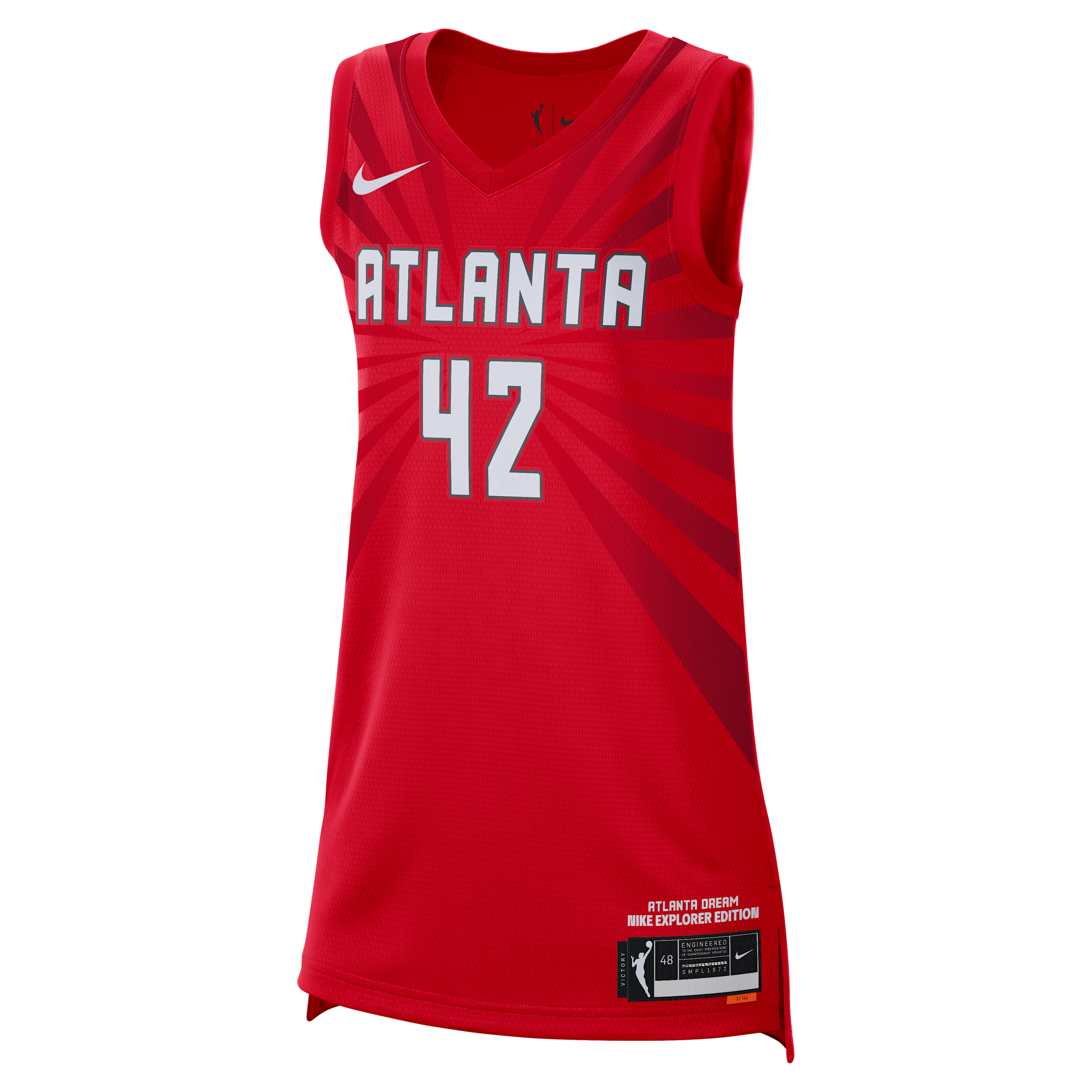 Nike Atlanta Dream Explorer Edition Dri-Fit Wnba Victory Jersey - Red ...