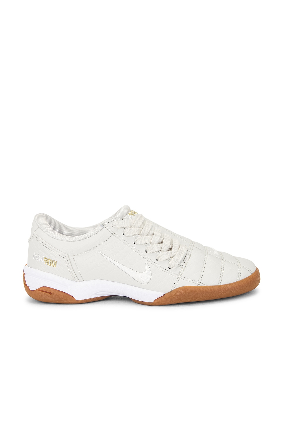Nike T90 Sneaker In Cream - Light Bone Sail White & Gum Medium Br ...