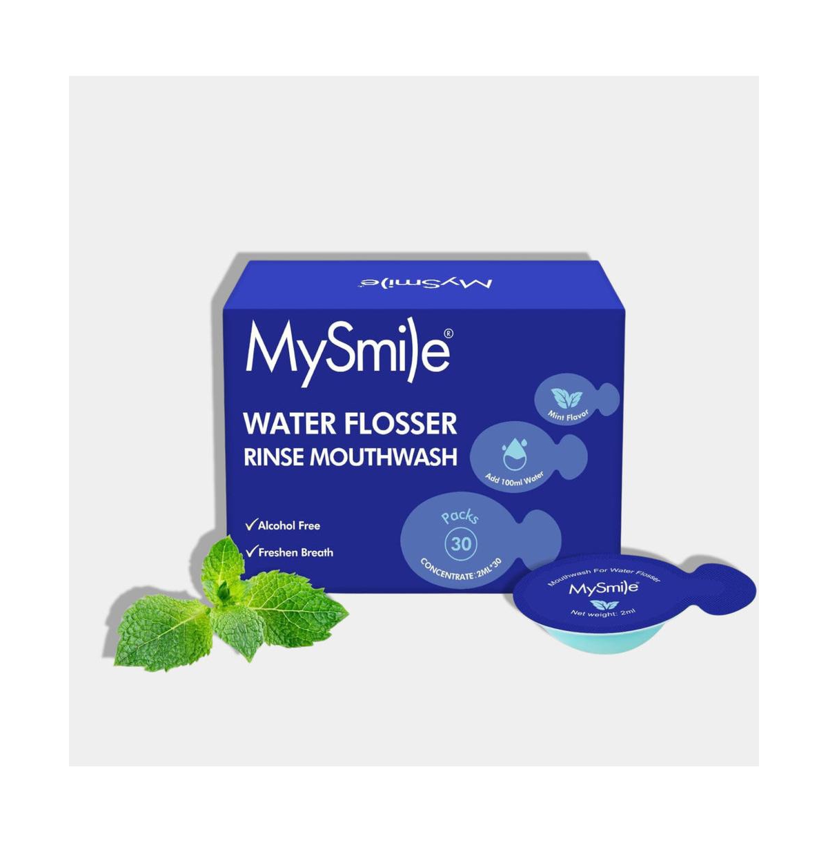 Mysmile Water Flosser Mouthwash - Blue | Editorialist
